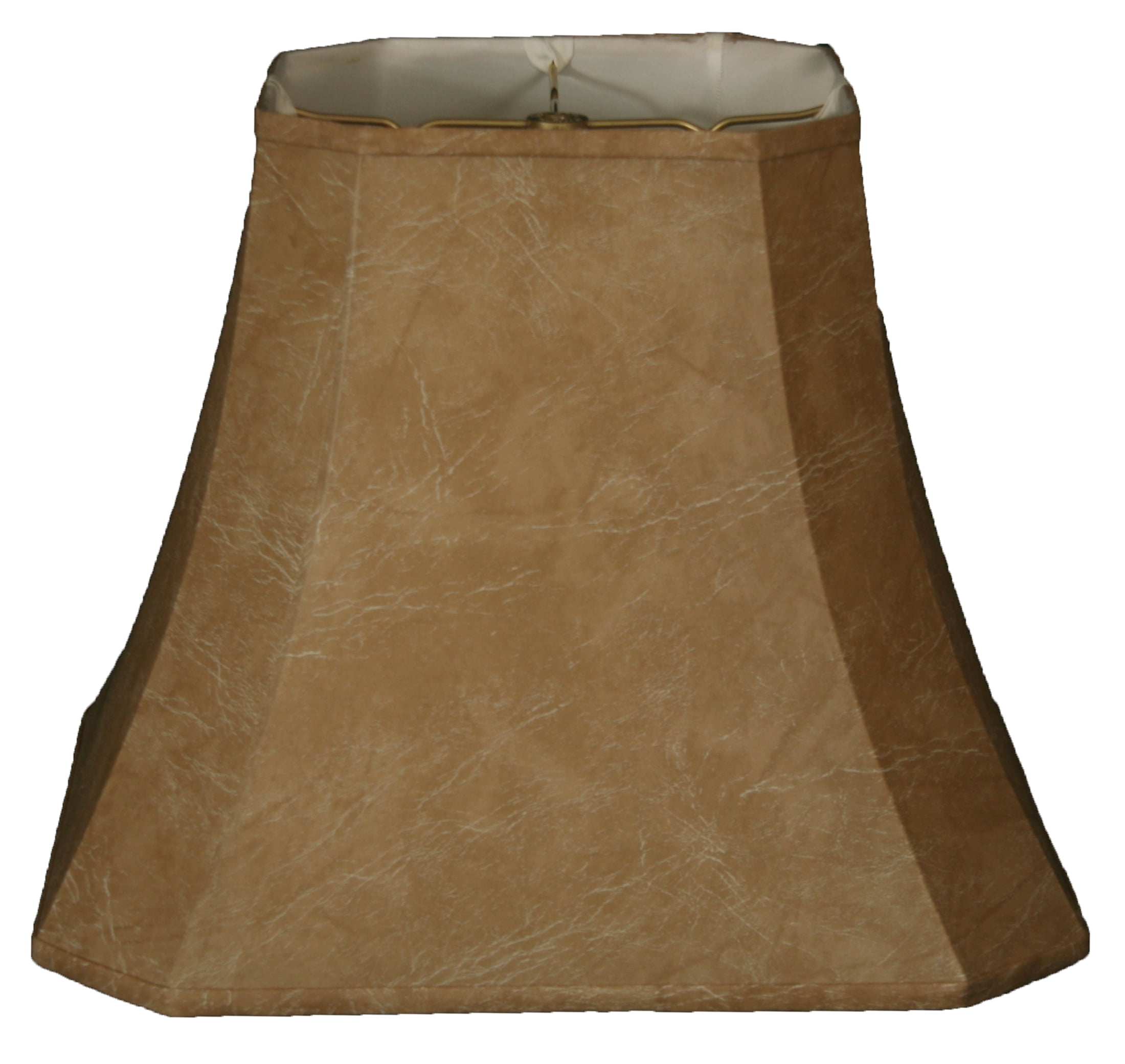 Royal Designs 16" Square Cut Corner Bell Lamp Shade Mouton - Walmart.com
