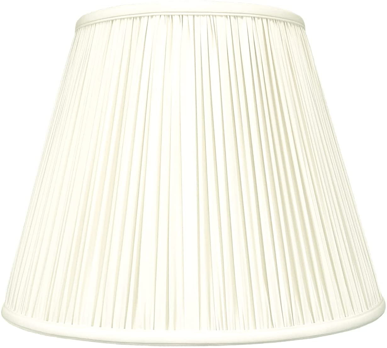 Royal Designs 18" Deep Empire Gather Pleat Lamp Shade Eggshell ...