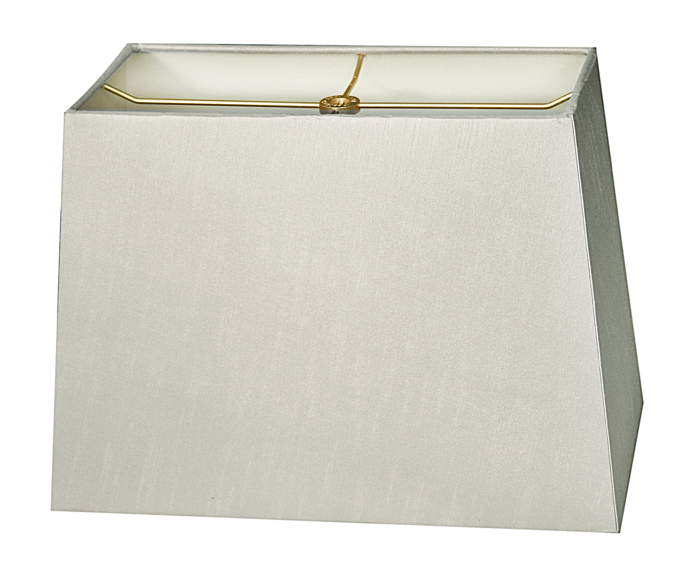 Royal Designs 18" Gray Rectangle Hard Back Lamp Shade - Walmart.com