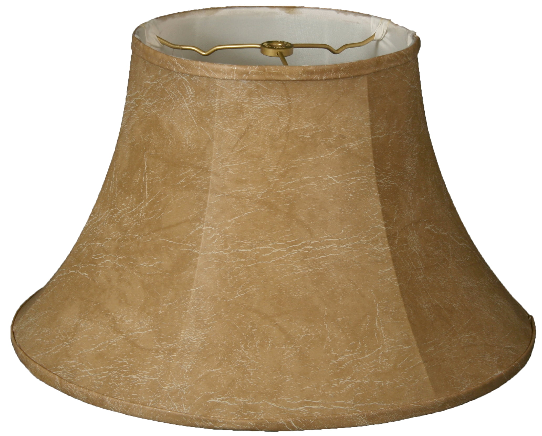 Royal Designs 18" Linen Shallow Bell Lamp Shade with Spider Fitting in ...