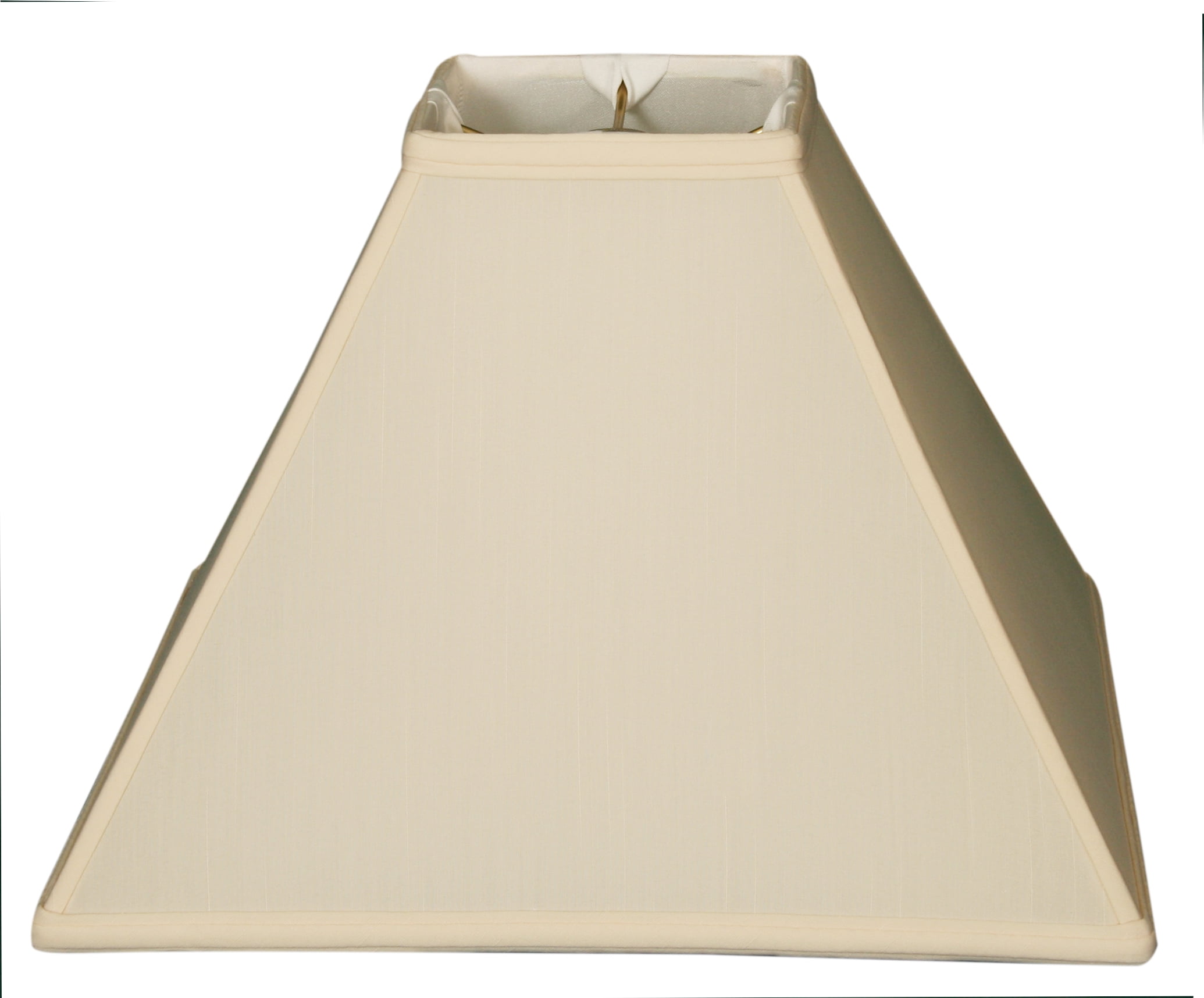 Royal Designs 18" Square Sharp Corner Lamp Shade Eggshell - Walmart.com