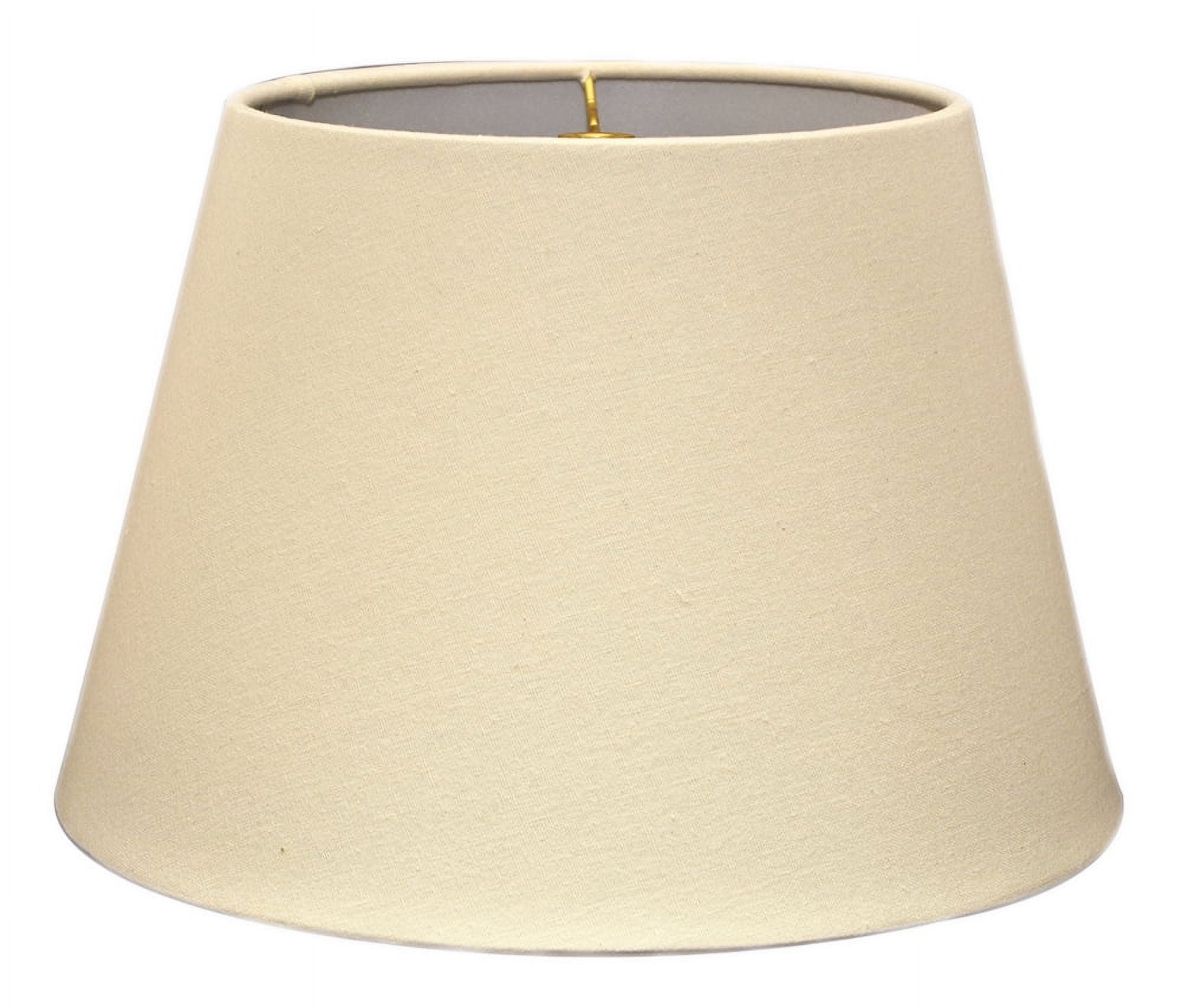 Royal Designs 18" Tapered Shallow Drum Hardback Lamp Shade Linen ...