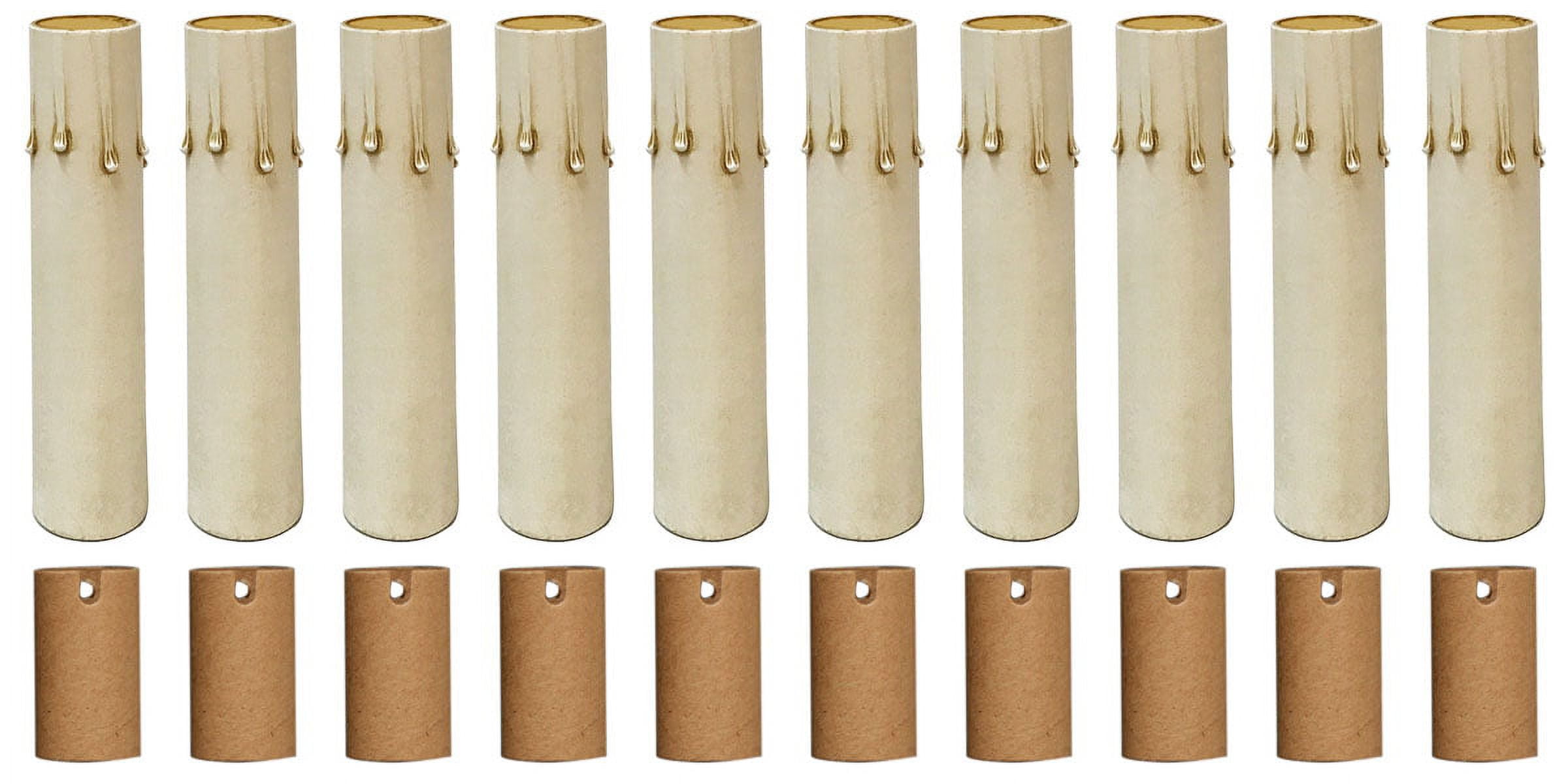 Royal Designs 4 Inch Candle Drip Sleeves Chandelier Socket Covers with ...