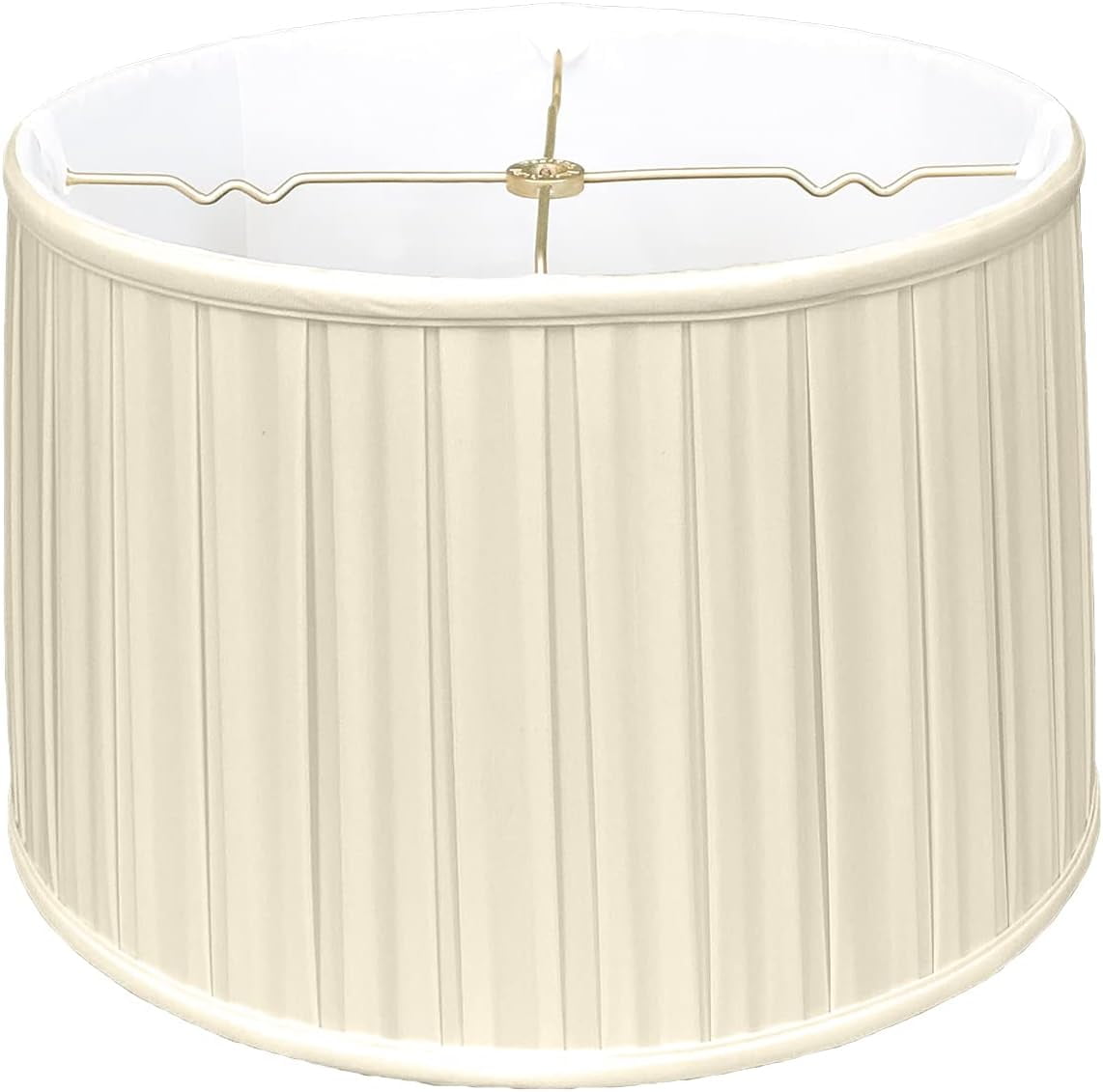 Royal Designs BS-748-16BG Shallow Drum English Box Pleat Basic Lamp ...