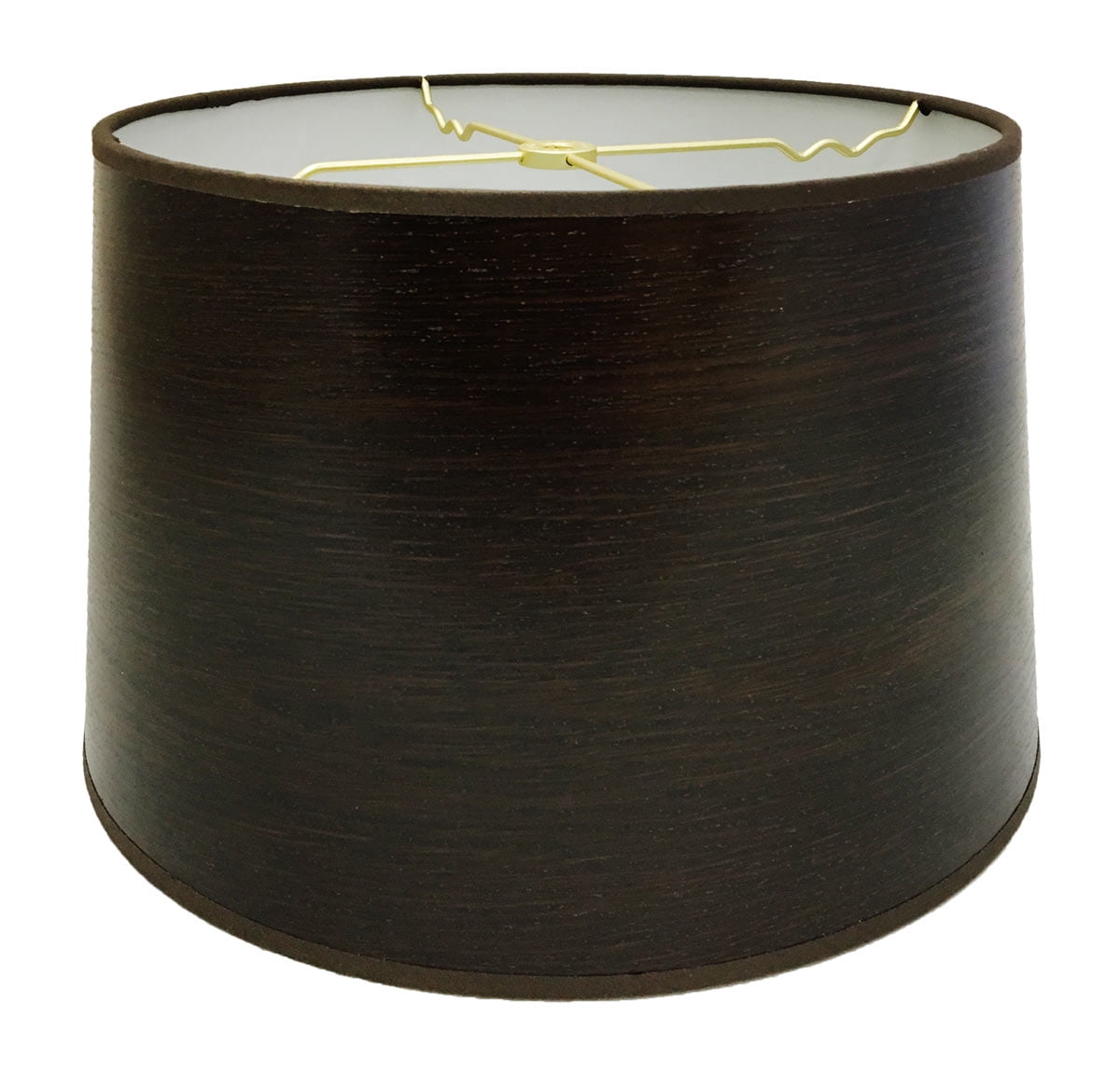 Royal Designs Brown Wood Texture Hardback Lamp Shade, 13 x 14 x 9.5 ...