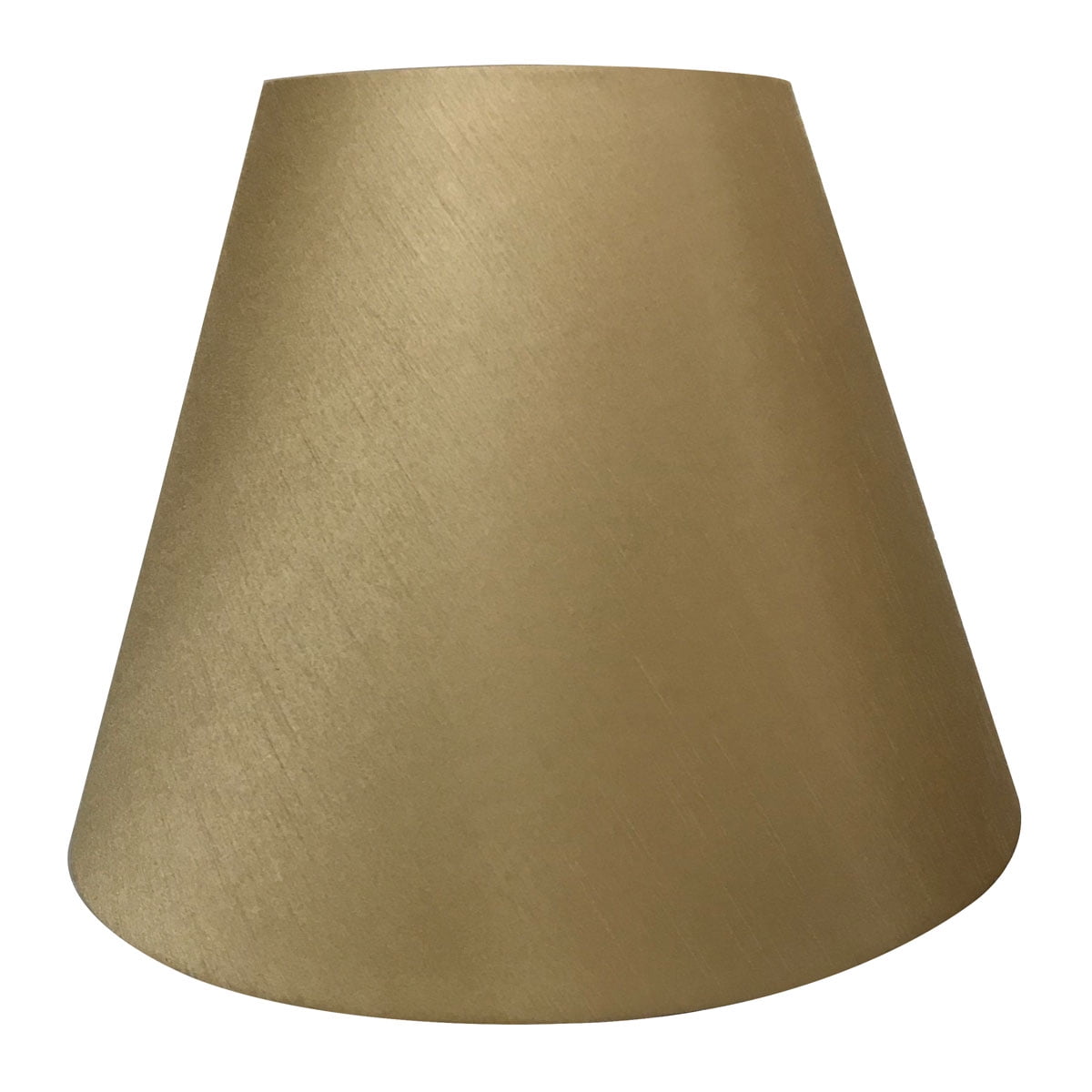 Royal Designs Deep Empire Hardback Lamp Shade, Antique Gold, 9 x 18 x ...