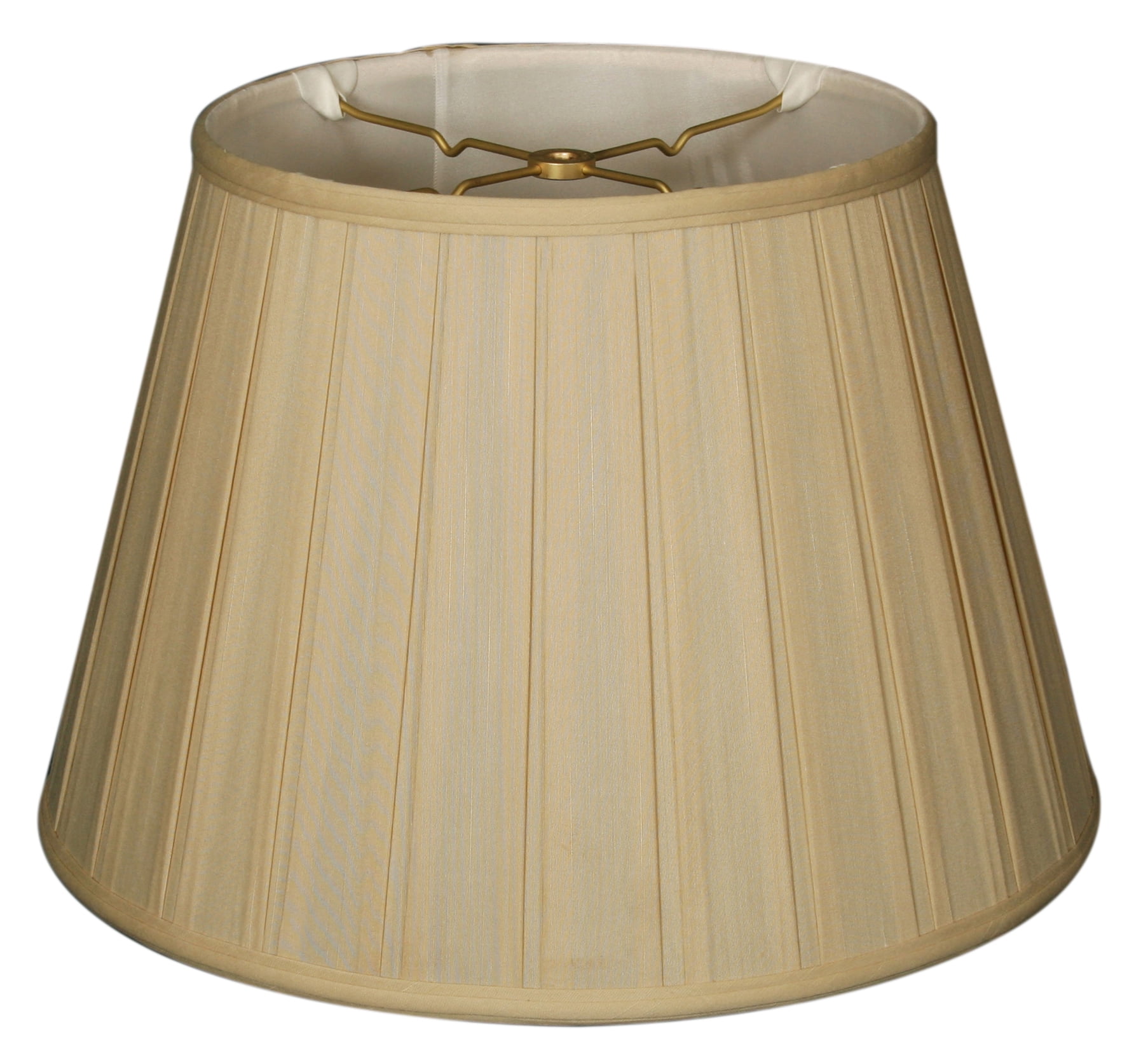Royal Designs Empire English Pleat Basic Lamp Shade - Beige - 10 x 14.5 ...