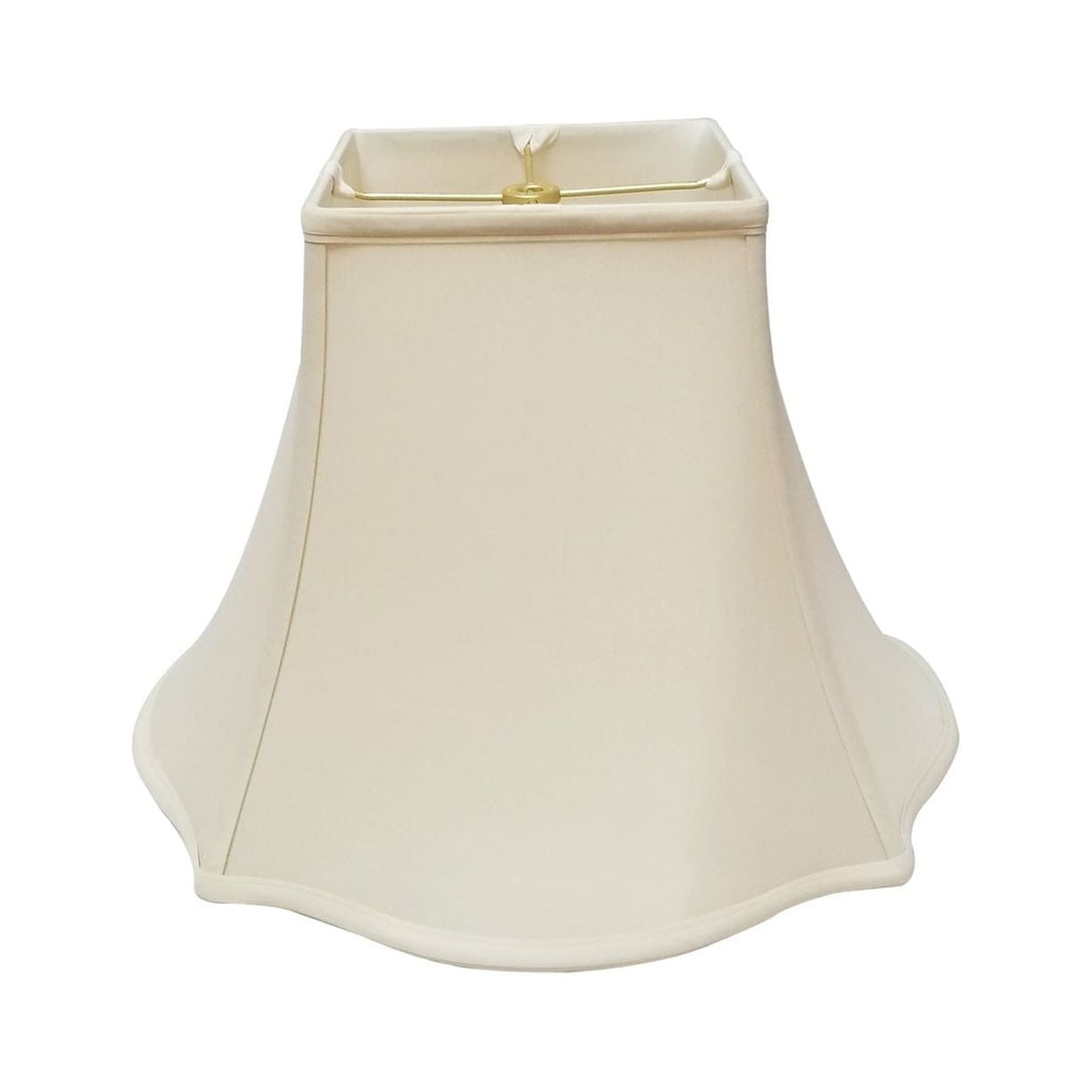 Royal Designs Flare Bottom Outside Square Bell Lamp Shade, Eggshell, 4 ...