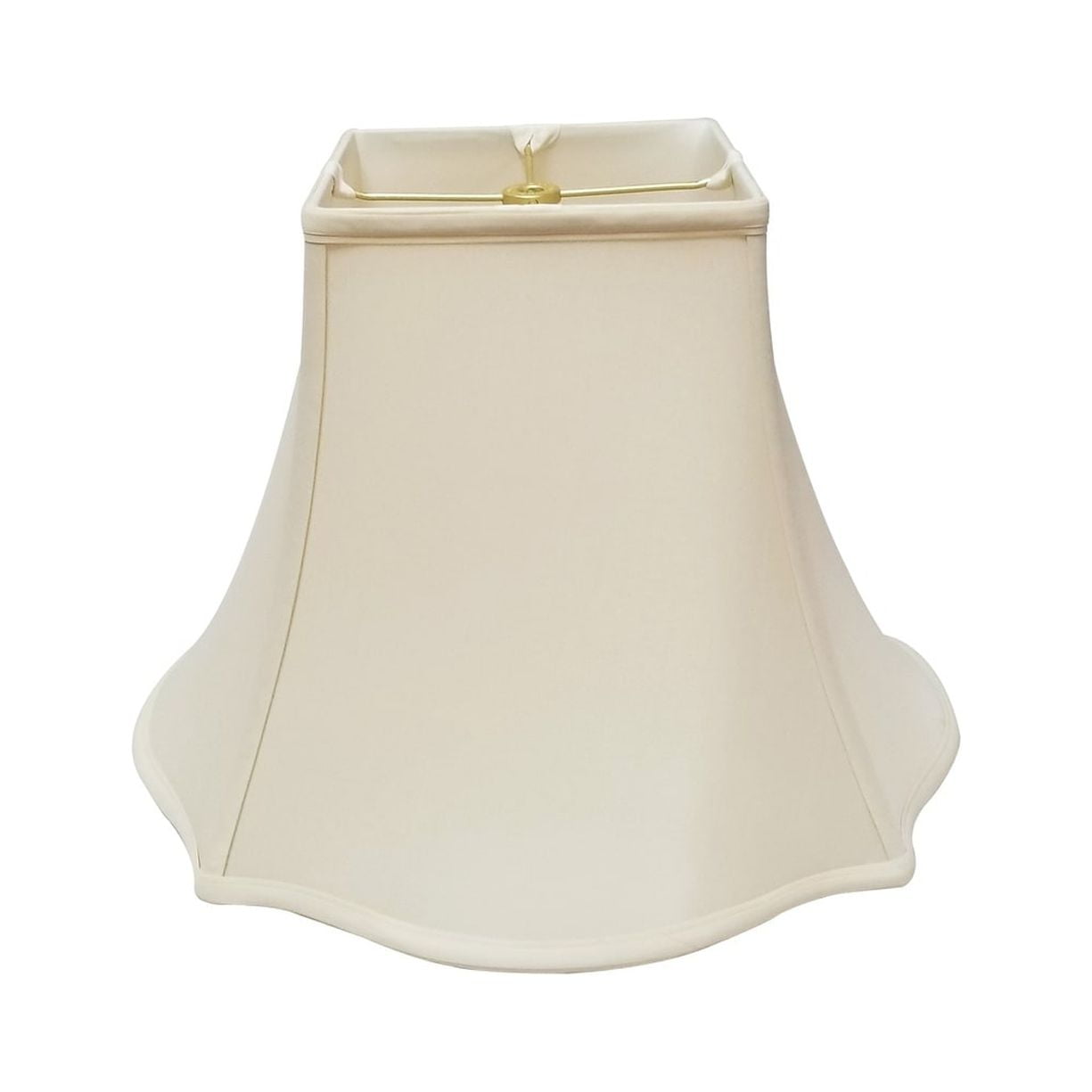 Royal Designs Flare Bottom Outside Square Bell Lamp Shade, Eggshell, 5 ...