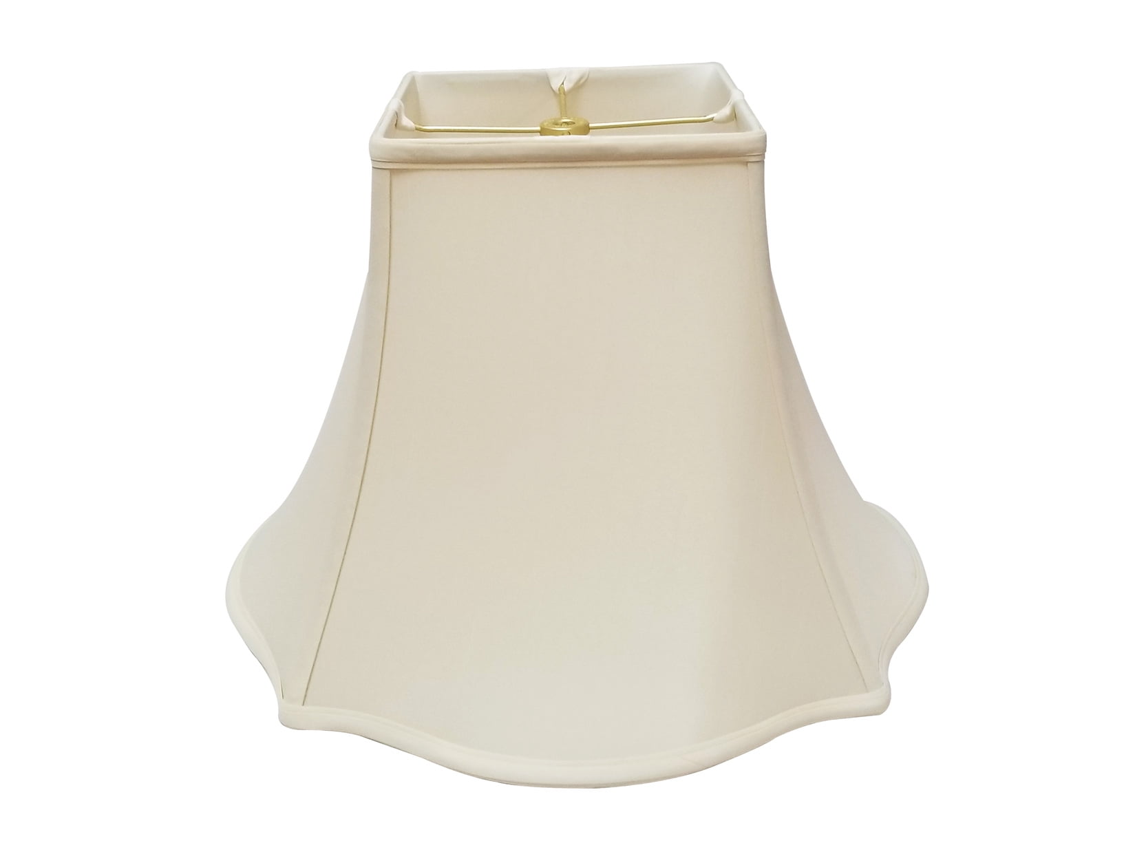 Royal Designs Flare Bottom Outside Square Bell Lamp Shade, Eggshell, 8 ...