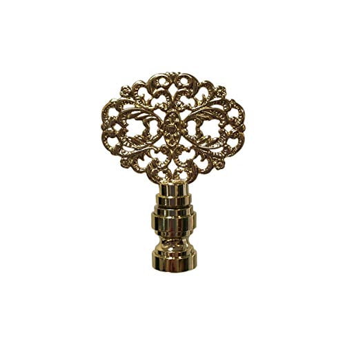 Royal Designs Floral Filigree Design 2.25" Lamp Finial for Lamp Shade ...