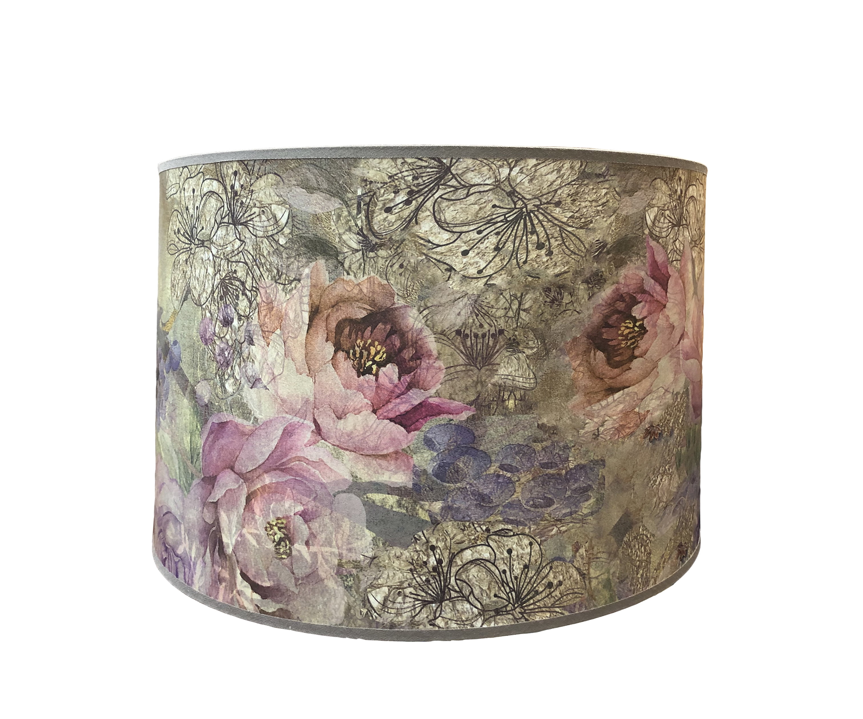 Royal Designs, Inc. Custom Handmade Hardback Shade, 14in, Canvas of ...