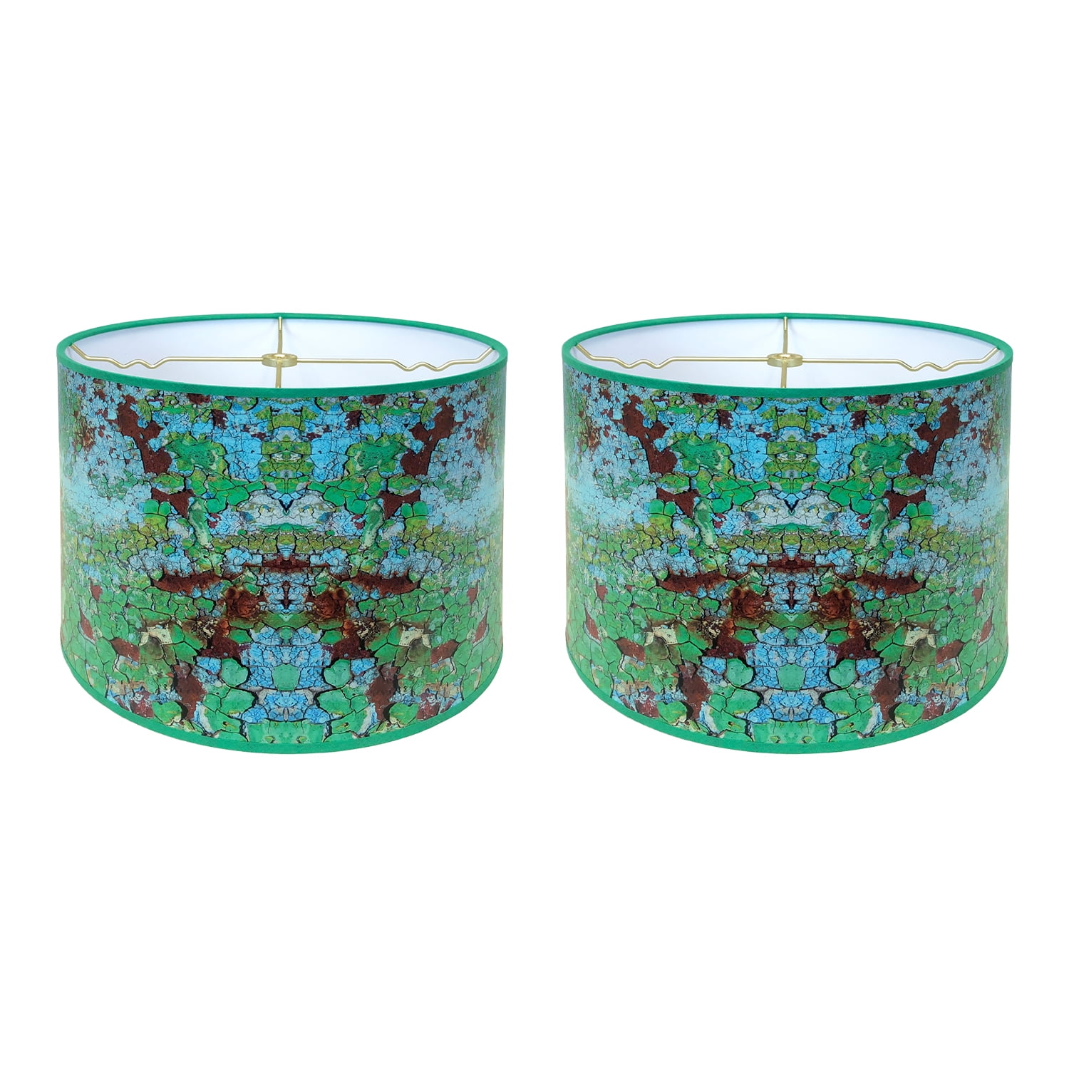 Royal Designs, Inc. Custom Handmade Hardback Shade, 14in, Tropical Rust ...