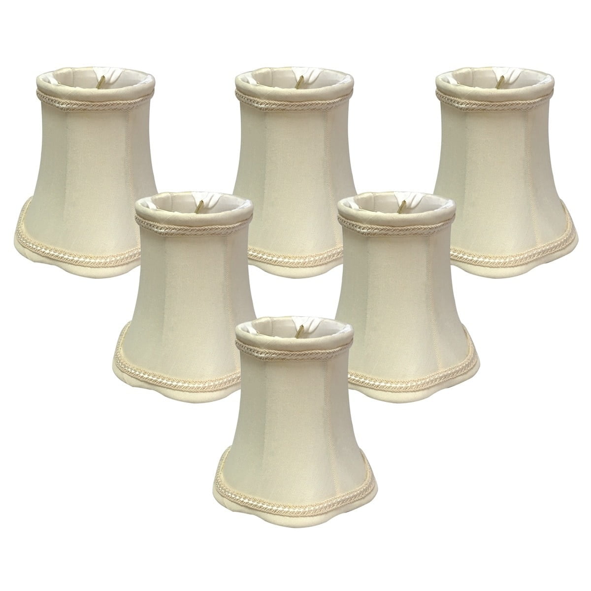 Royal Designs, Inc. Decorative Trim Scallop Bell Chandelier Basic Shade ...