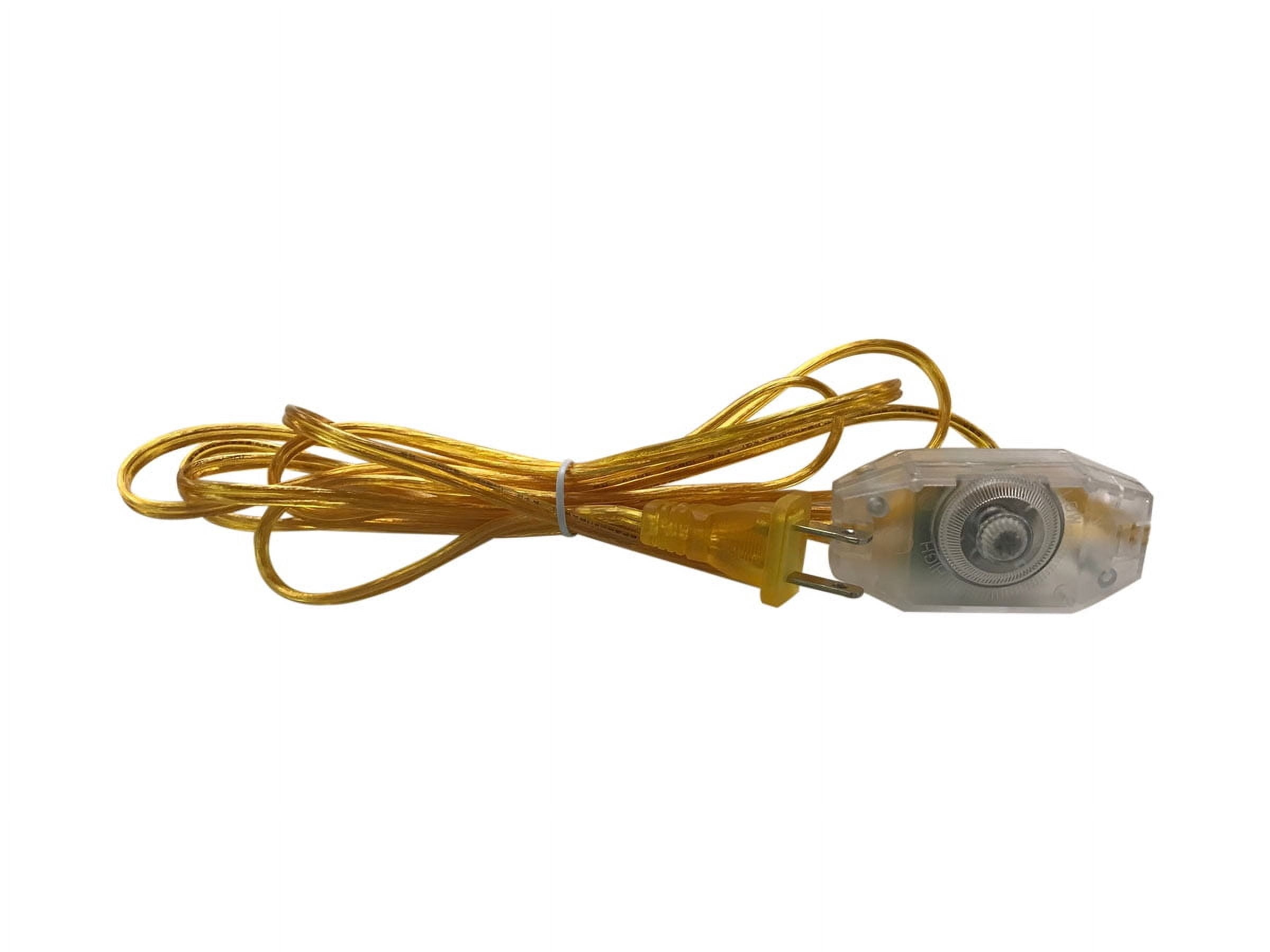 Royal Designs, Inc. Lamp Cord Molded Plug with Rotary Dimmer Switch ...