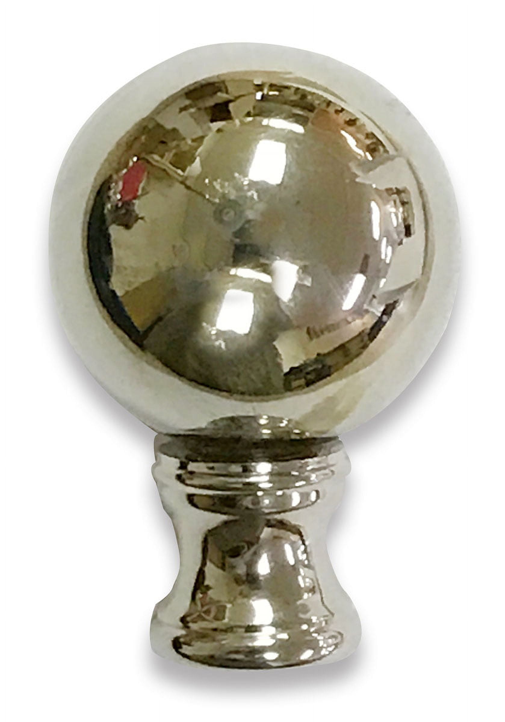 Royal Designs, Inc. Large Ball Lamp Finial for Lamp Shade, F-104SL-1 ...