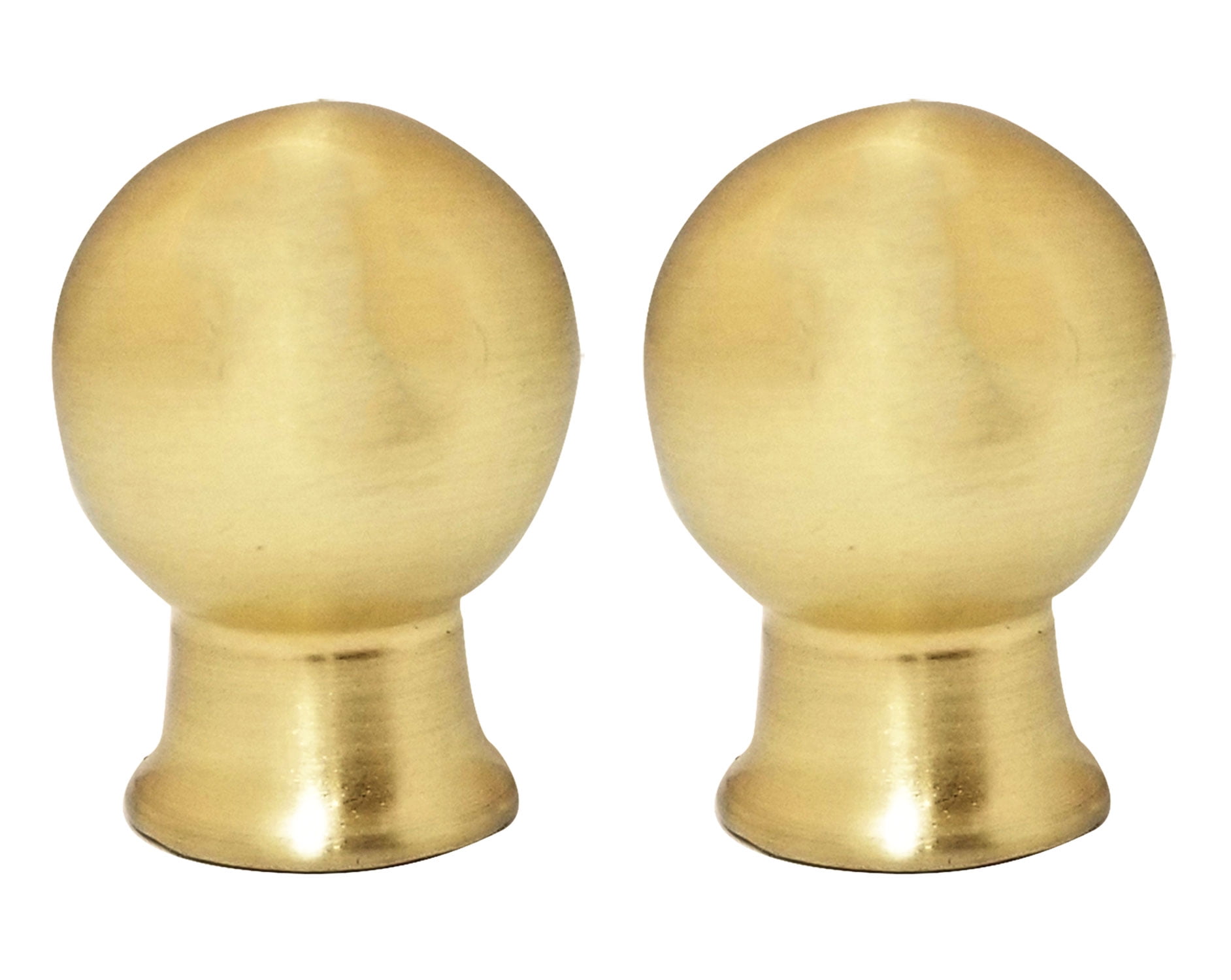 Royal Designs, Inc. Metal Ball Lamp Finial, F-7011PB-2, Polished Brass ...