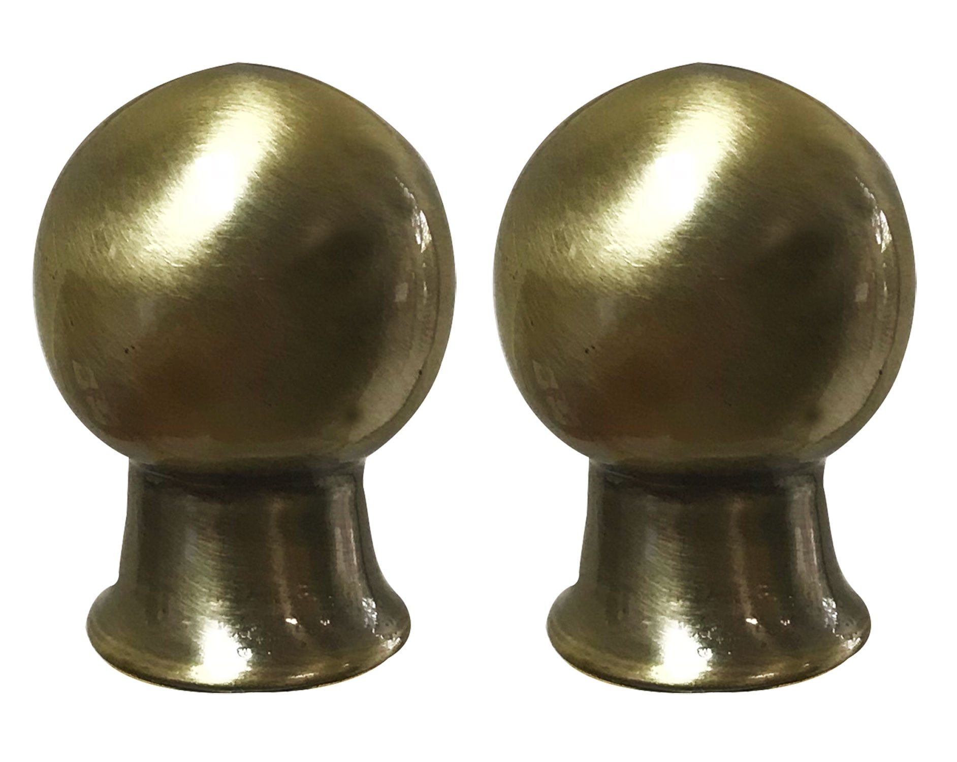 Royal Designs, Inc. Metal Ball Lamp Finial, F-7012AB-2, Antique Brass ...
