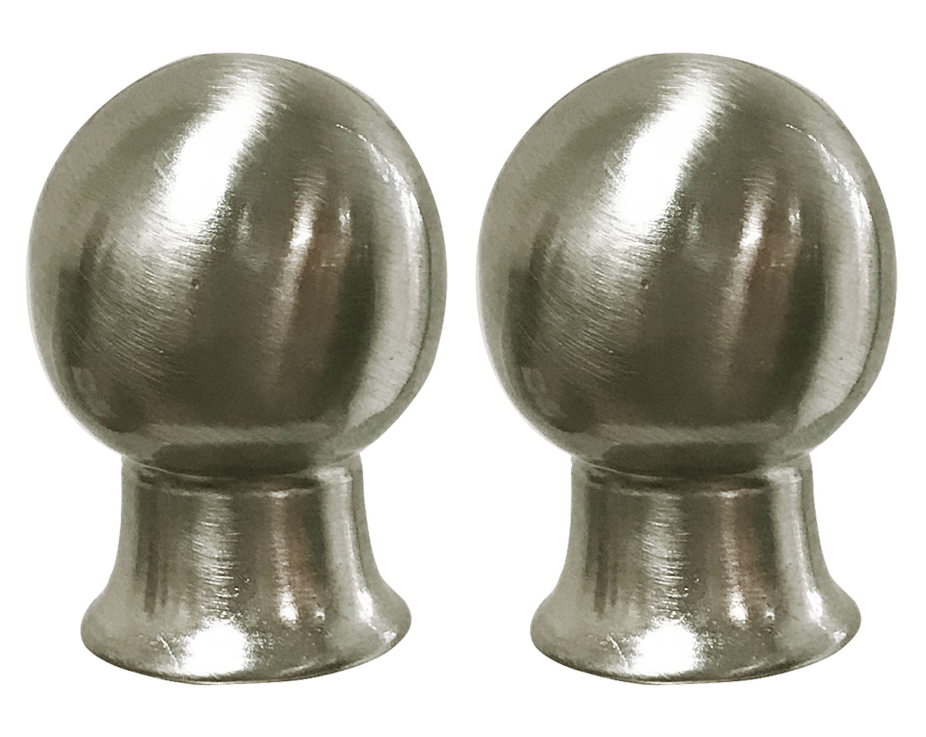 Royal Designs, Inc. Metal Ball Lamp Finial, F-7013BN-2, Brushed Nickel ...