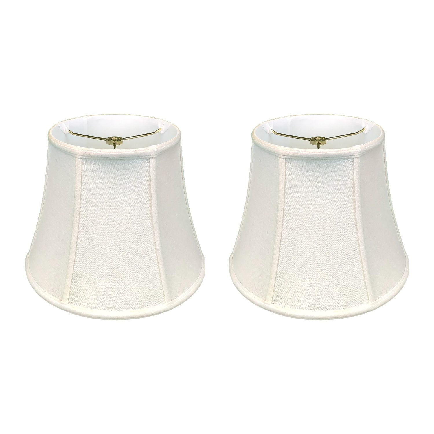Royal Designs, Inc. Modified Bell Lamp Shade, BSO-708-14LNWH-2, 9 x 14 ...