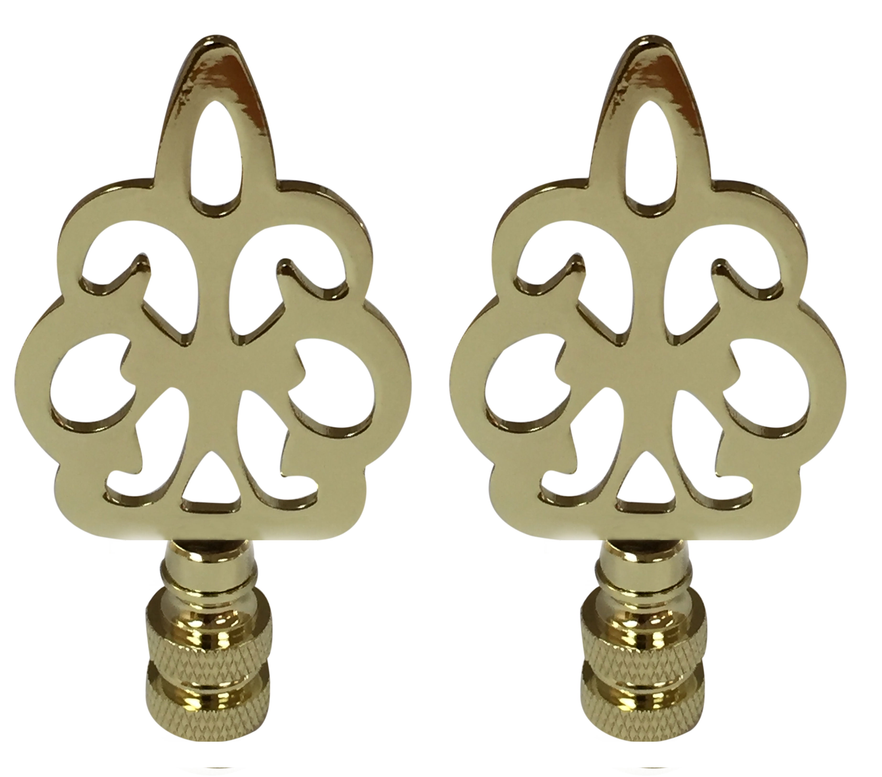Royal Designs, Inc. Open Filigree Motif Lamp Finial for Lamp Shade, F ...