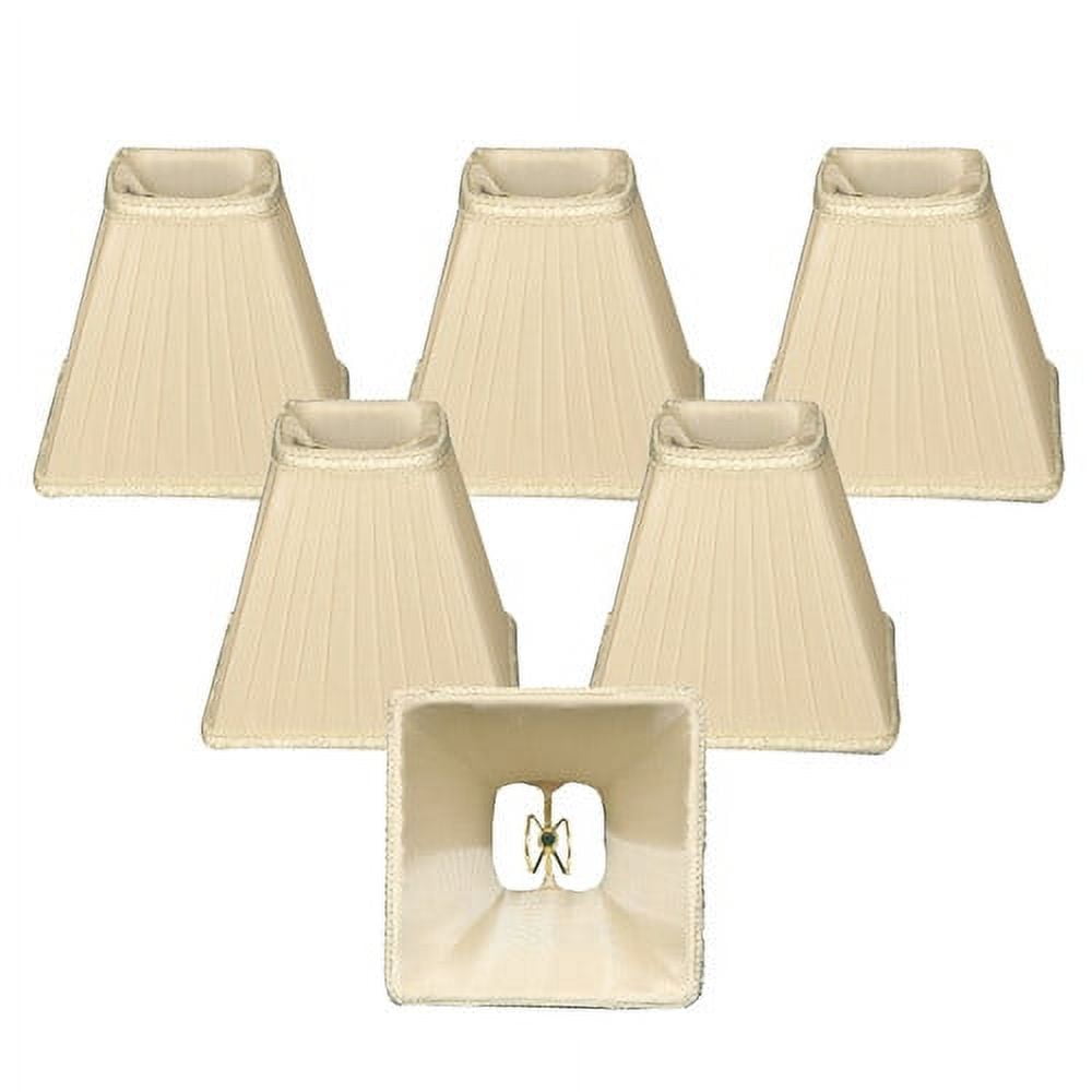 Royal Designs, Inc. Sharp Square Pleated Chandelier Basic Shade CS ...