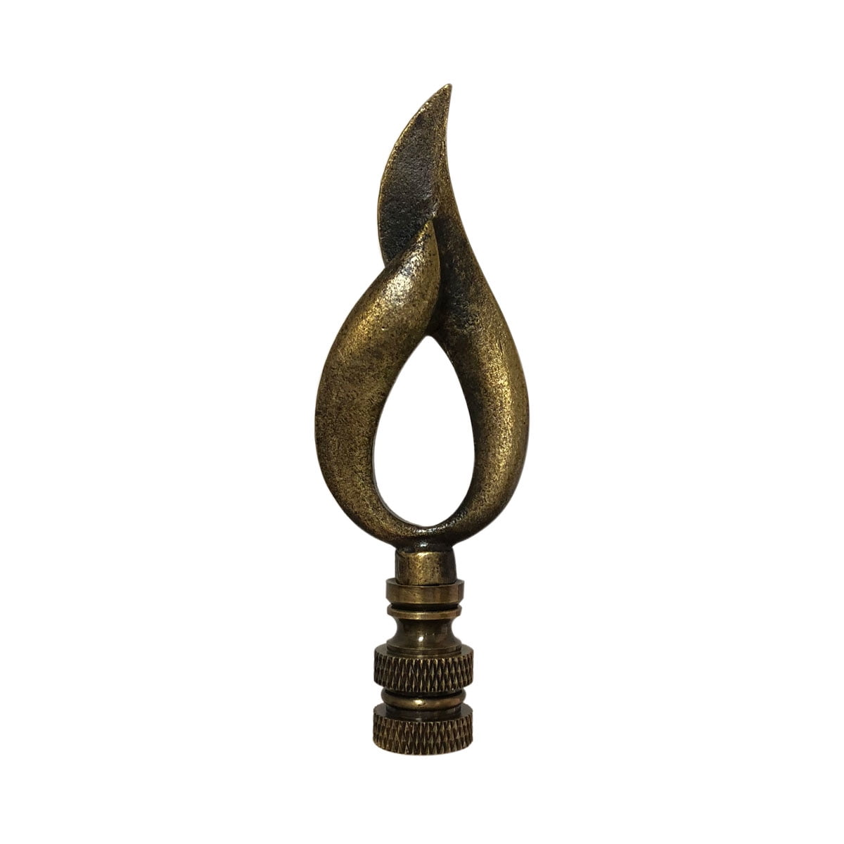 Royal Designs, Inc. Single Flame Design Finial for Lamp Shade, F-5073AB ...