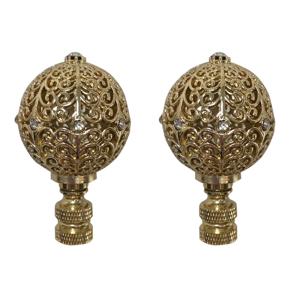 Royal Designs, Inc. Traditional Filigree Globe Crystal Embelishment ...