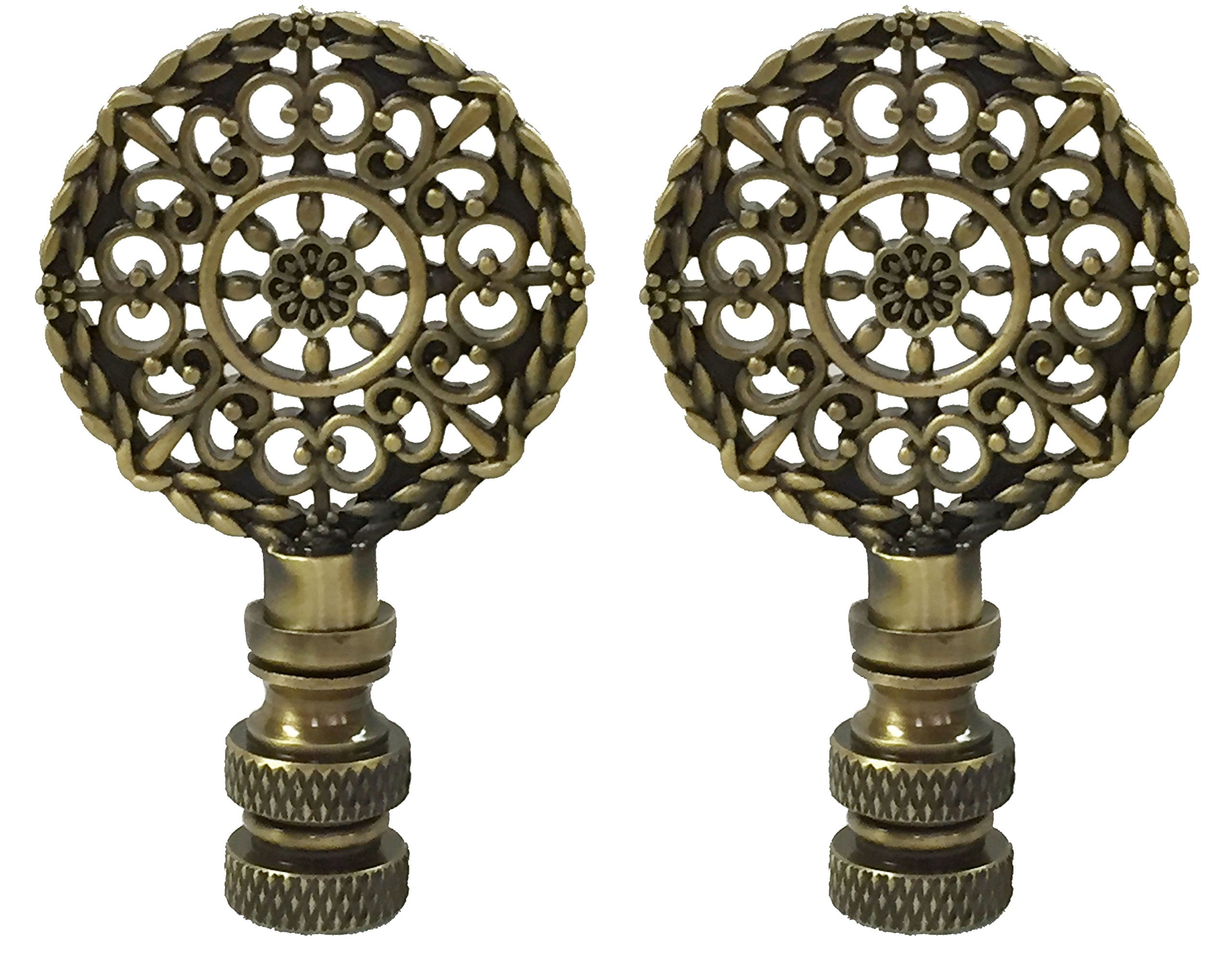 Royal Designs Mandala Filigree 2.5" Lamp Finial for Lamp Shade, Antique ...