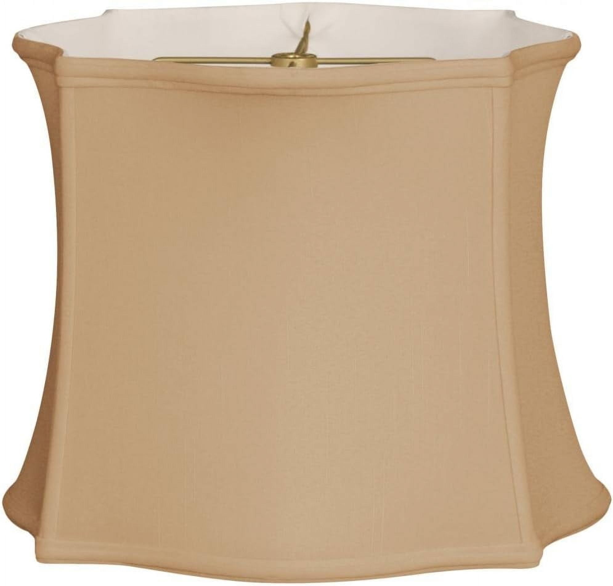 Royal Designs Square Basic Lamp Shade with Scallop Top & Bottom ...