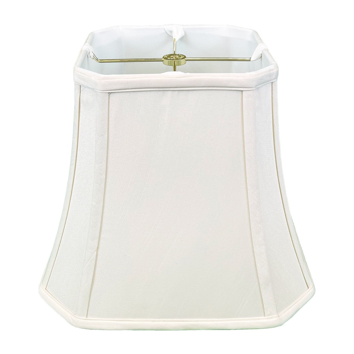 Royal Designs Square Cut Corner Bell Lamp Shade, White, 5x10x8.75 ...