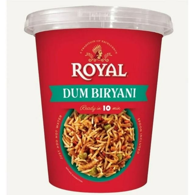 Authentic Royal Basmati Rice Dum Biryani in Shelf-Stable Microwaveable ...