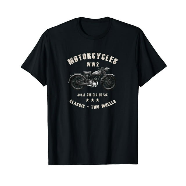 Royal Enfield WD/RE Classic Motorcycle WW2 T-Shirt - Walmart.com