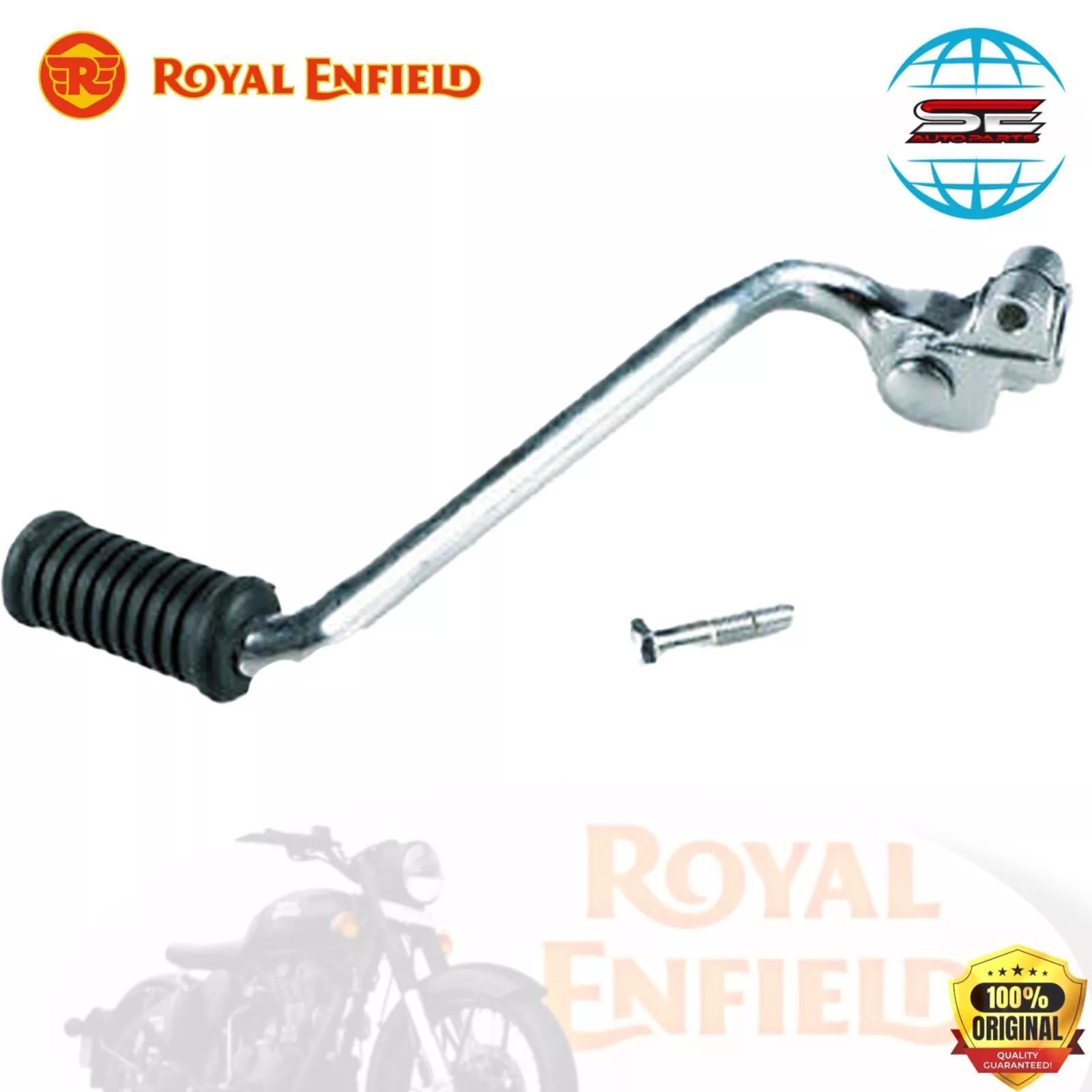 Royal Enfield kick start crank assembly for classic 350/500 bullet 350/ ...