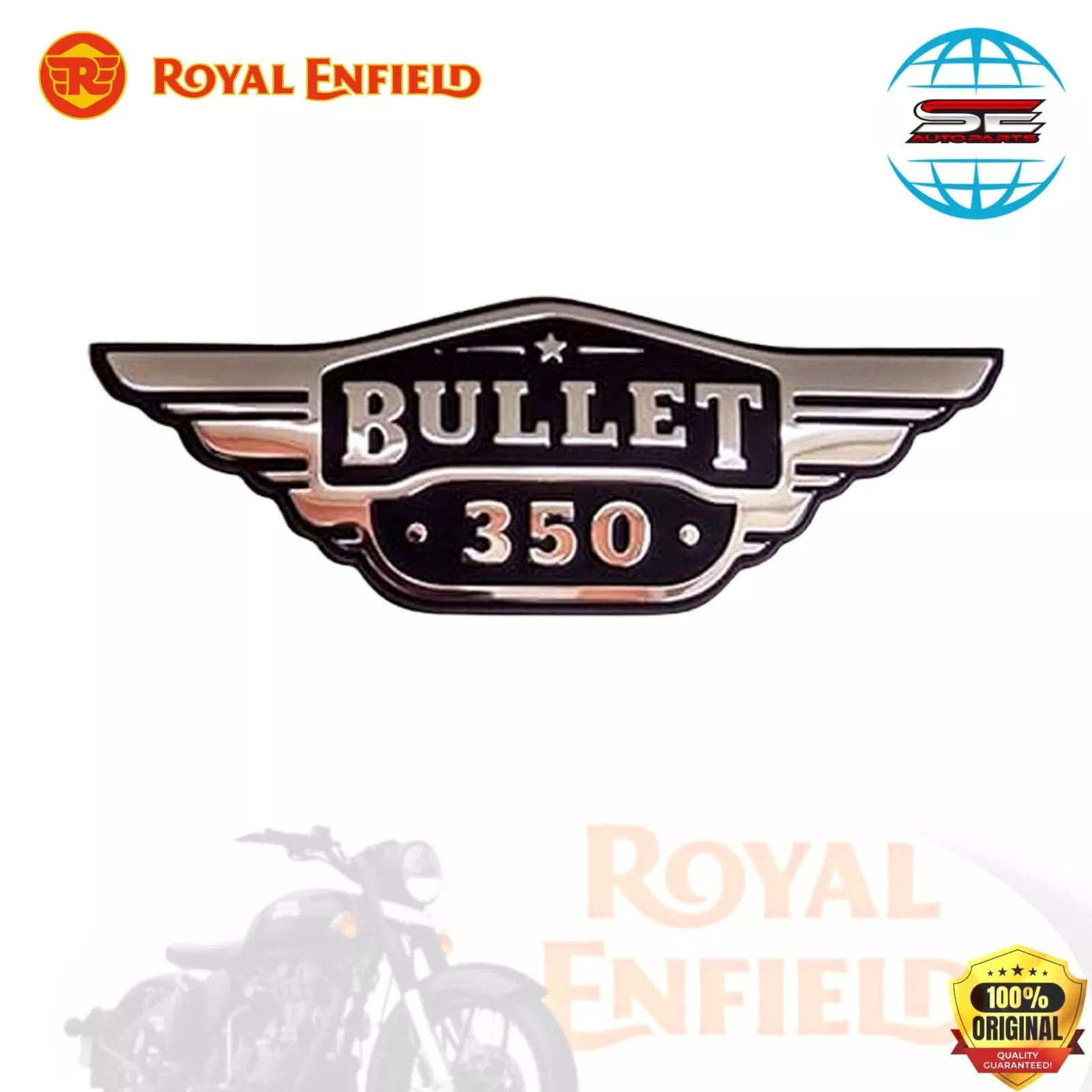 Royal Enfield sticker kit electra bvi (sliver) for bullet 350 888366 ...