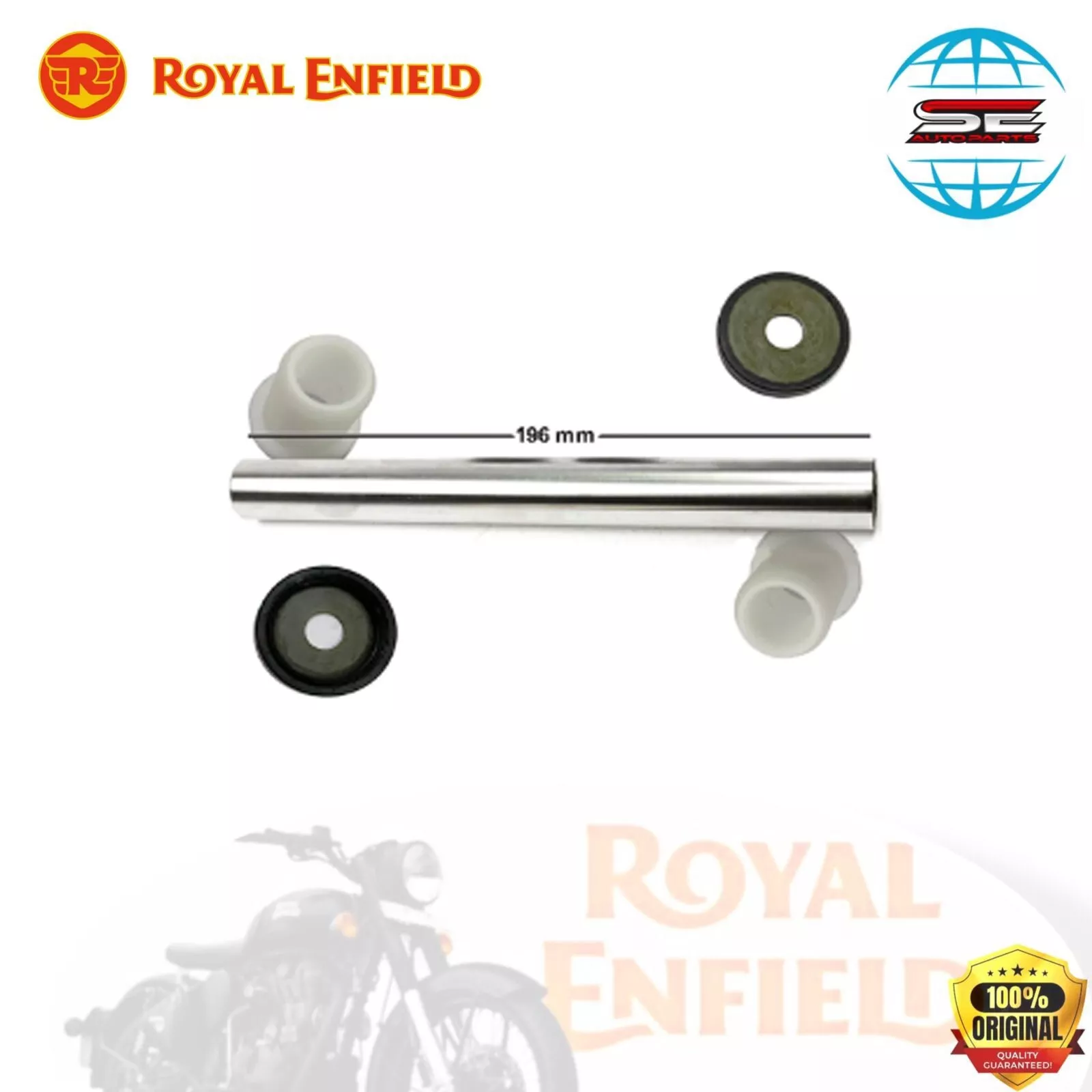 Royal Enfield swing arm end cap/bush & spacer kit-tbts for classic 350/ ...