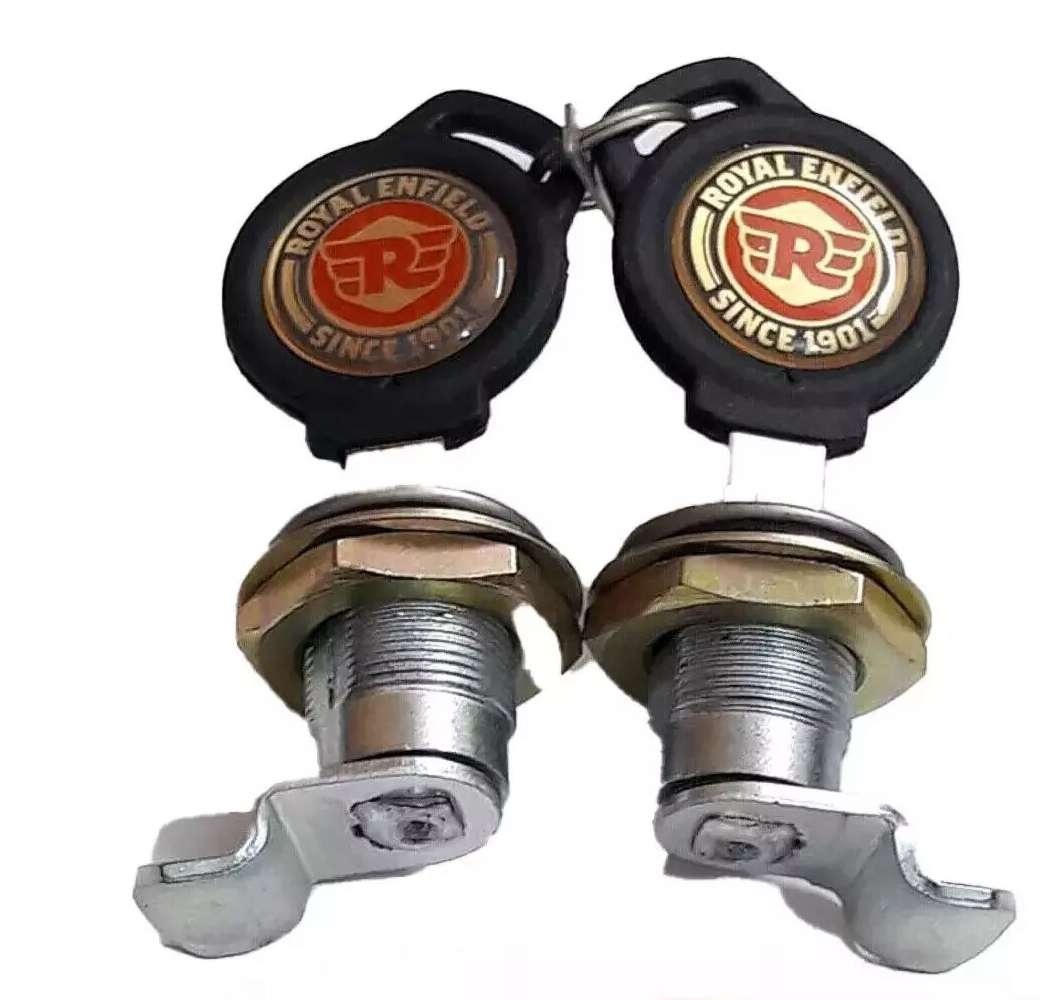 Royal Enfield toolbox lock lh/rh with key for bullet 350 classic 350/ ...