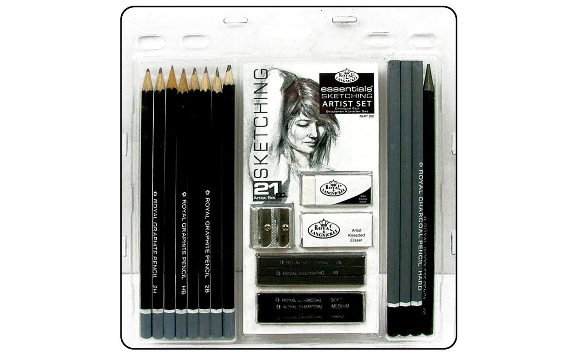 Royal Brush Essentials Sketching Pencil Set - Walmart.com