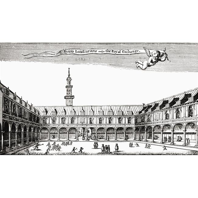 The Royal Exchange, Cornhill, London, England As Built By Sir. T ...