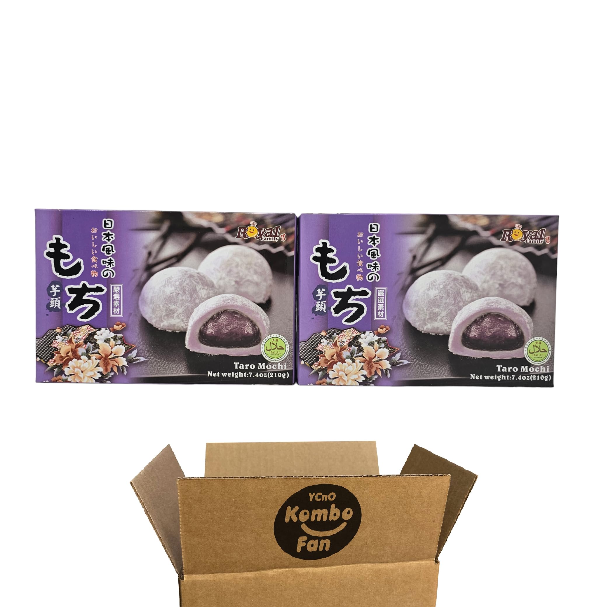 Royal Family Japanese Taro AIF4 Mochi - 7.4 Ounce / 210 Grams (Pack of 2) - Walmart.com