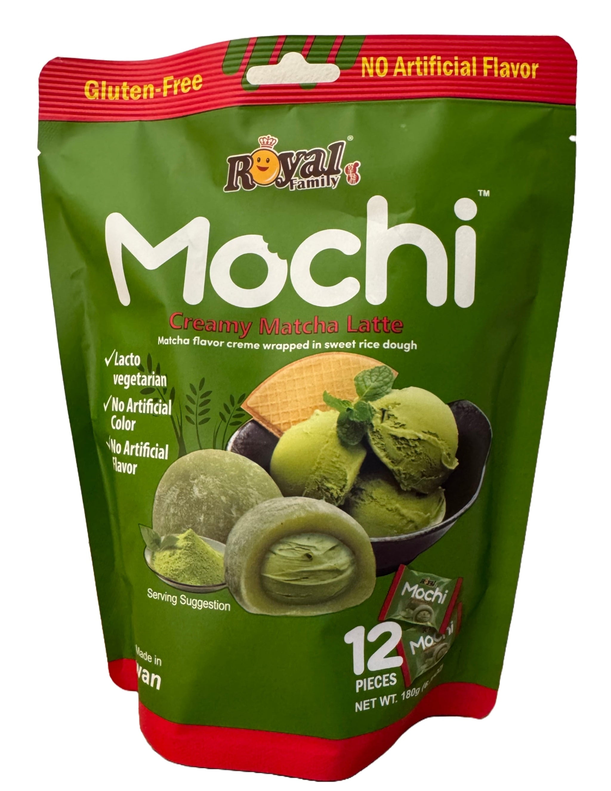 Royal Family Mochi, 12 Piece Assorted Flavors, Gluten-Free, Resealable ...