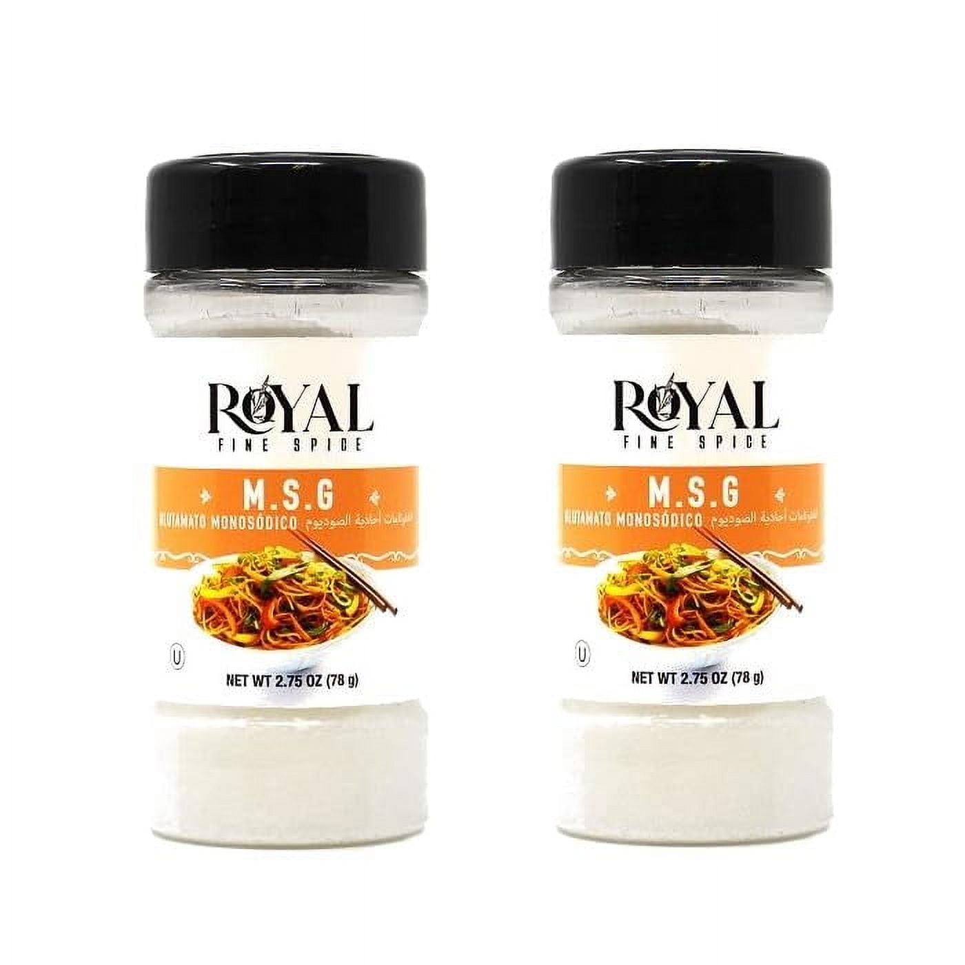 Royal Fine Spice M.S.G DMF15 Monosodium Glutamate Seasoning, 2.75 oz ...