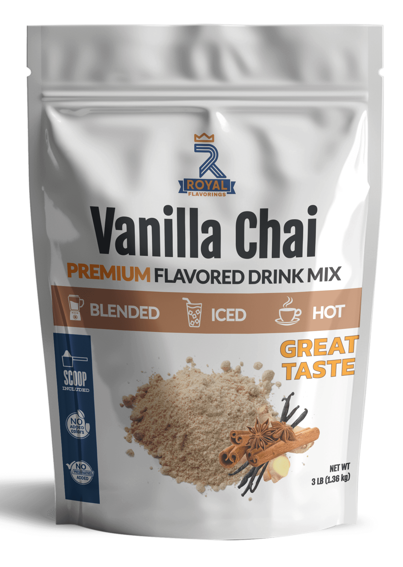 Royal Flavorings Vanilla Chai Premium Flavored Frappe Drink Mix for ...