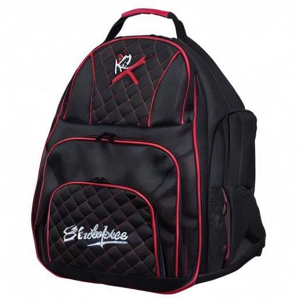 Royal Flush Deuce 2- Ball Bowling Backpack Black/Red - Walmart.com