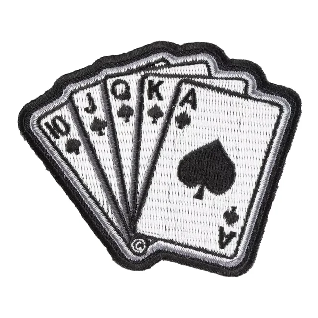 Royal Flush Spades Poker Hand Patch, Gambling Patches - Walmart.com