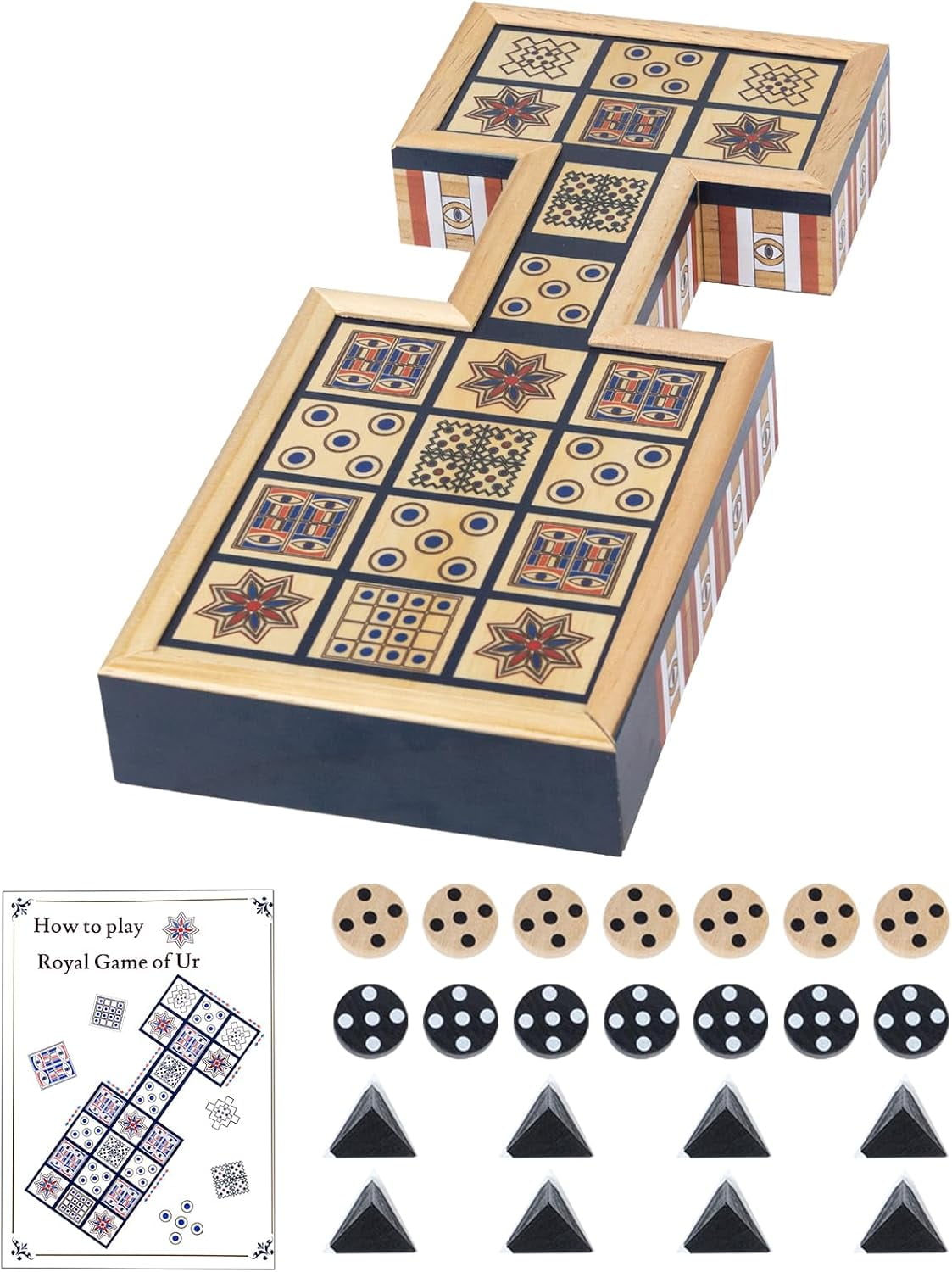 Royal Game of UR,Ancient Strategy Board Game for 2 Players,Beautifully ...