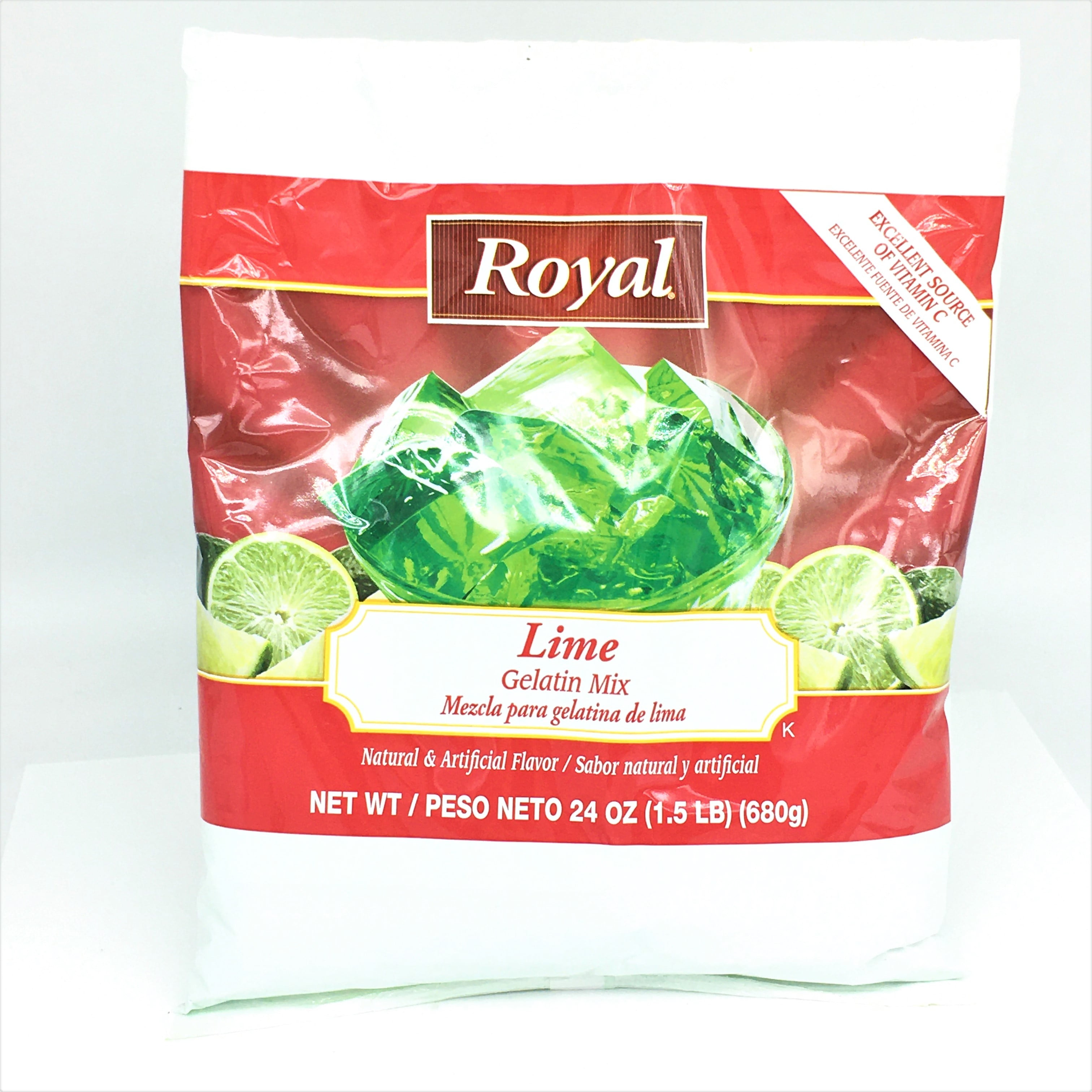 Royal Gelatin Dessert Mix-Lime 24oz/ 680g - Walmart.com