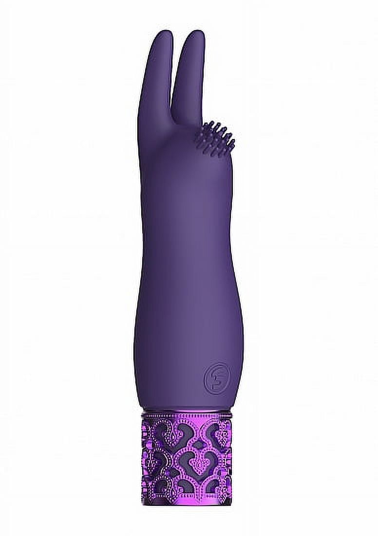 Royal Gems Elegance Purple Rechargeable Silicone Bullet - Walmart.com