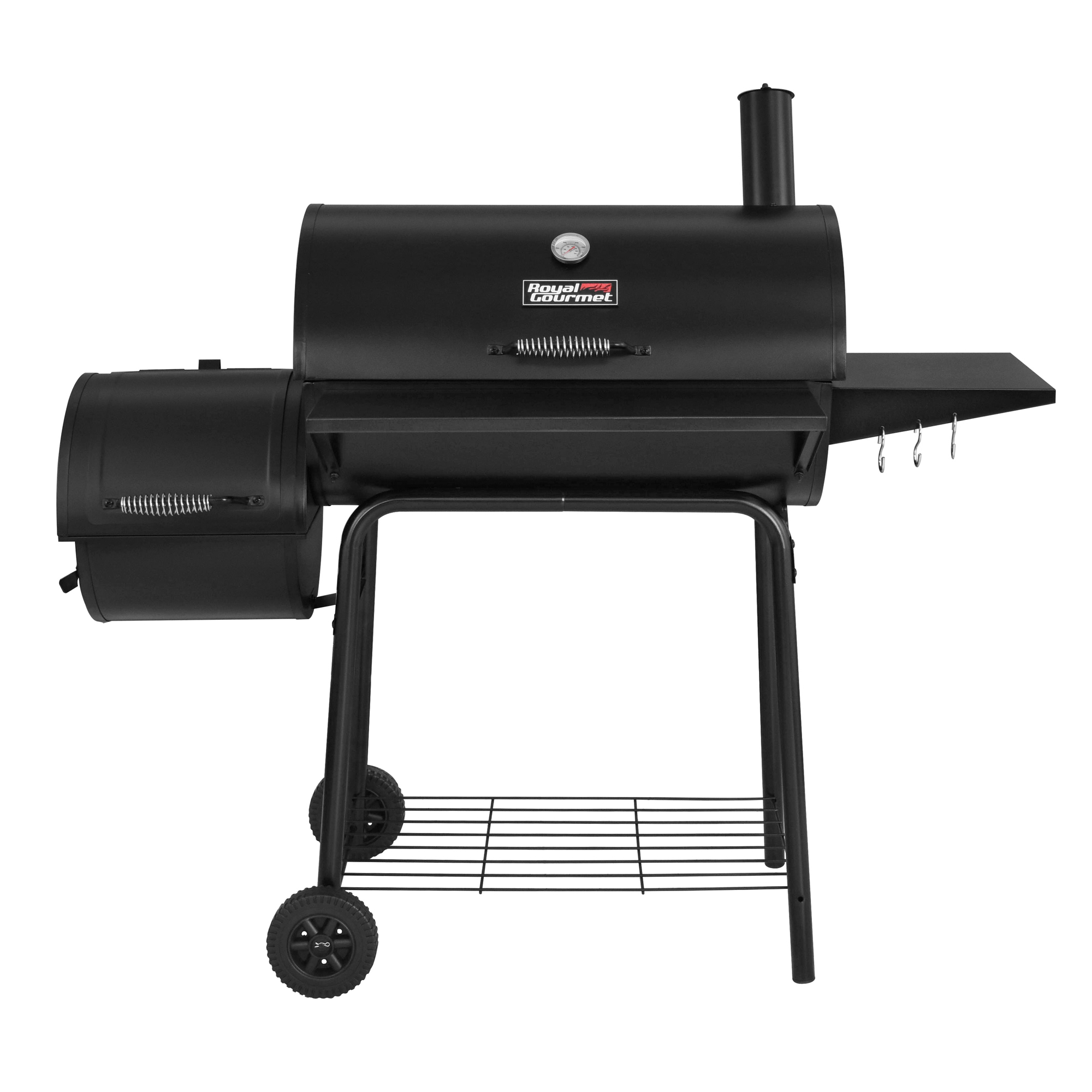Royal Gourmet CC1830FC 30" Charcoal Grill with Offset Smoker, With Cover - Walmart.com