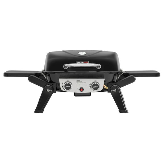 Royal Gourmet GT2005 2-Burner Portable Propane Gas Grill, Tabletop Gas ...